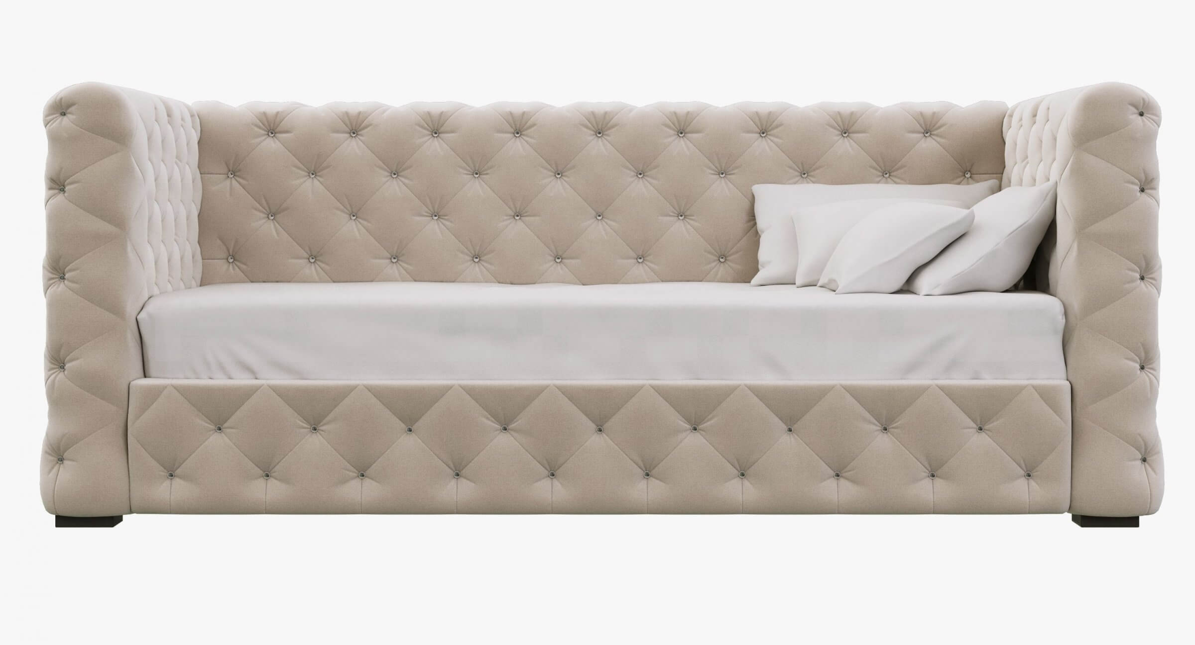 RH Tribeca Tufted Daybed - 3D Model by zifir3d