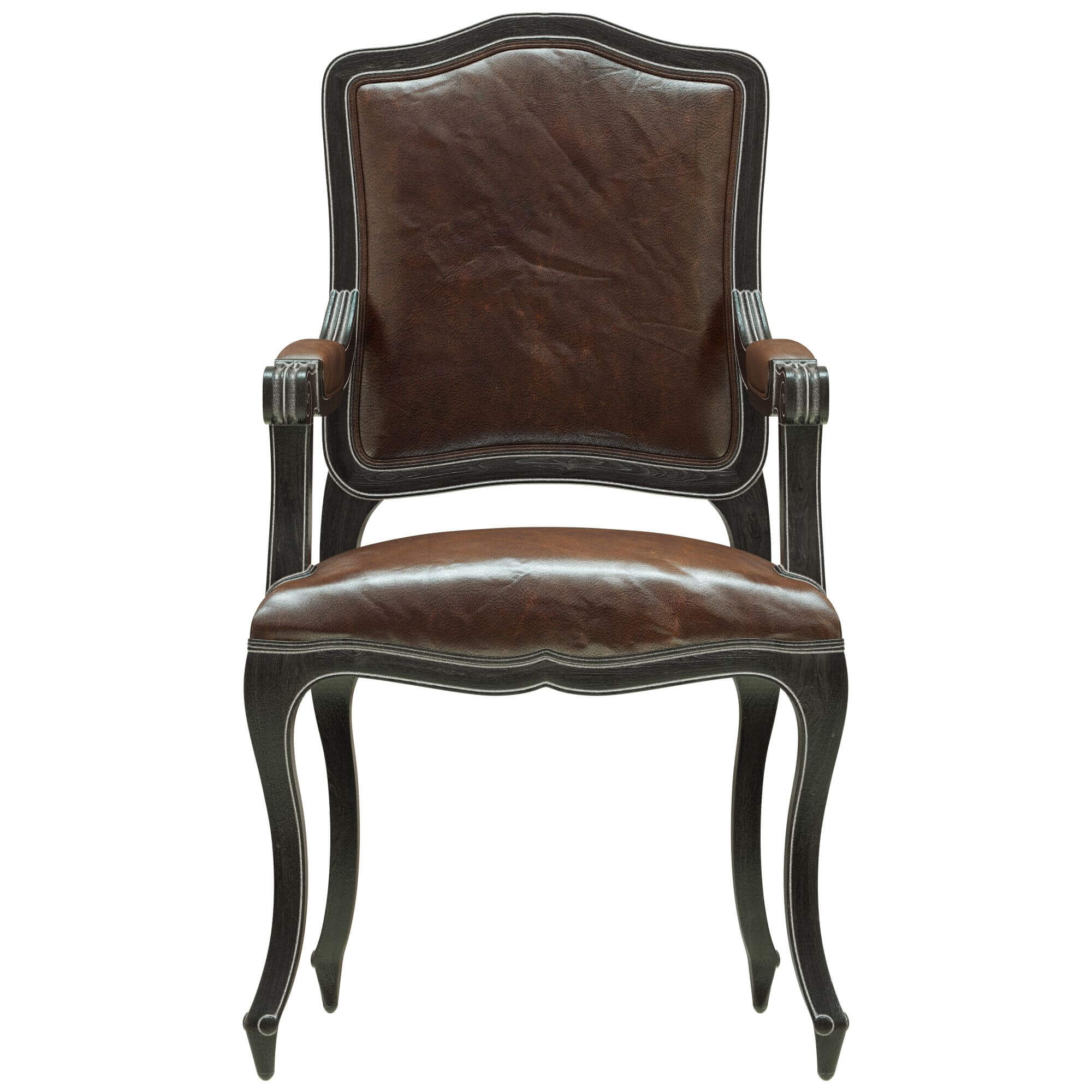 RH Vintage French Camelback Armchair - 3D Model by zifir3d