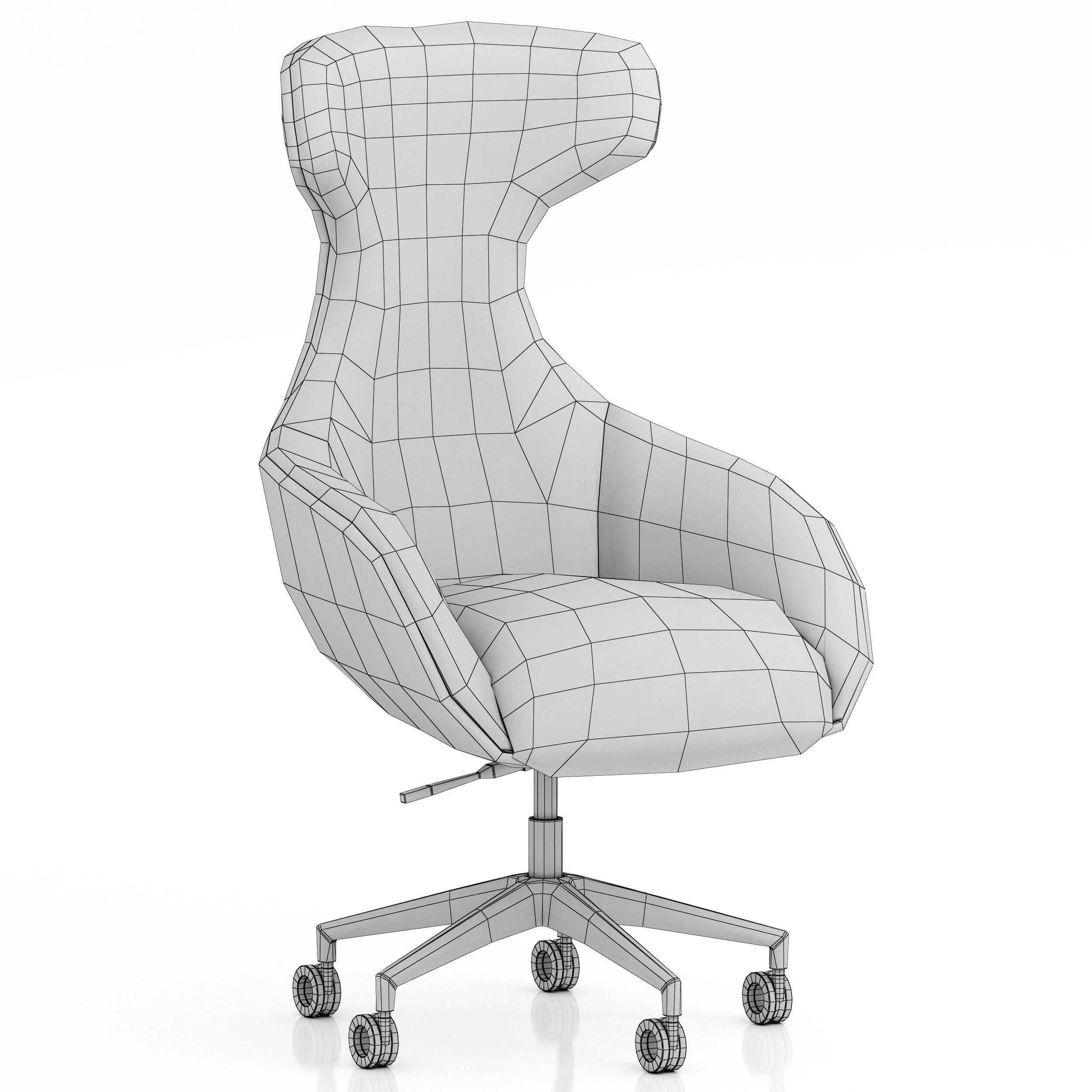 Roche Bobois Ceo Chair - 3D Model by zifir3d