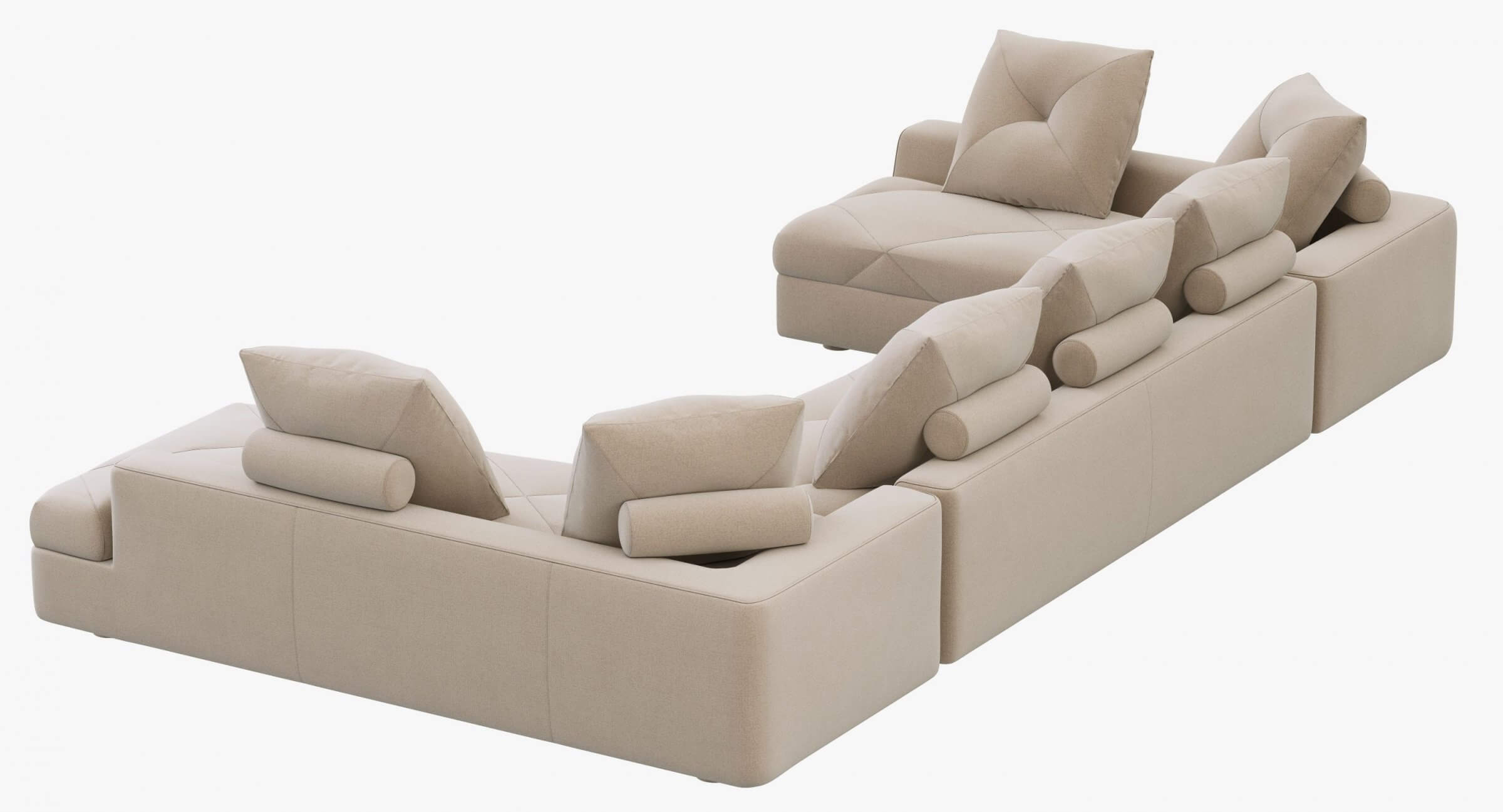 Roche Bobois Preface Modular Sofa - 3D Model by zifir3d
