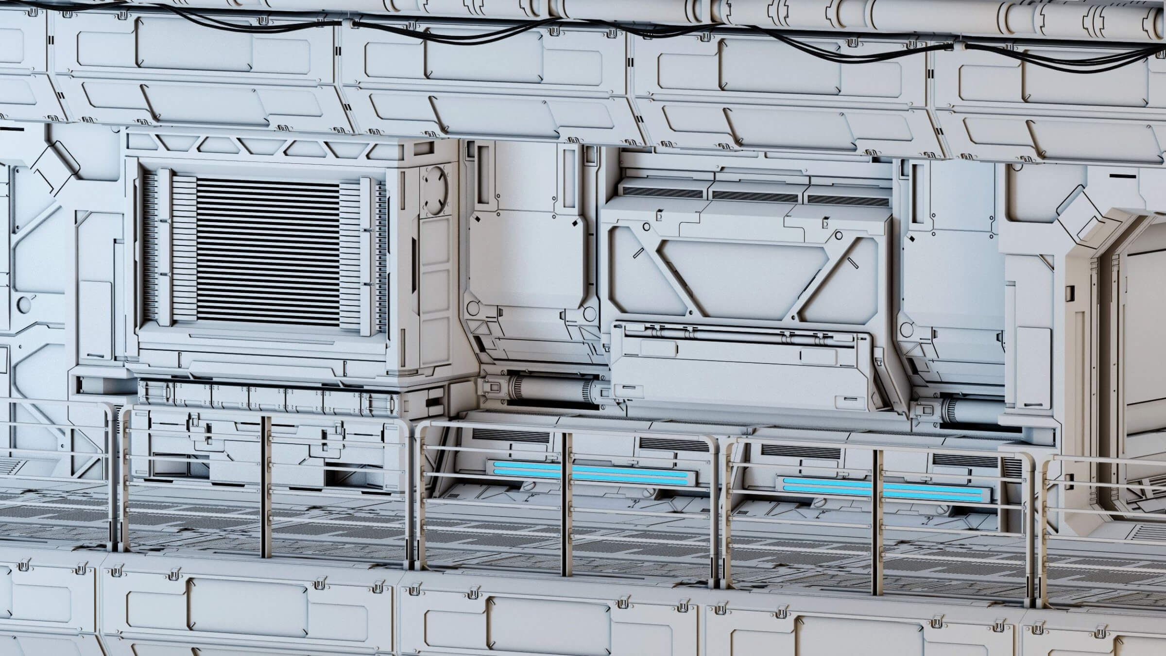 Sci-Fi Builder Pack 3D Model by zifir3d