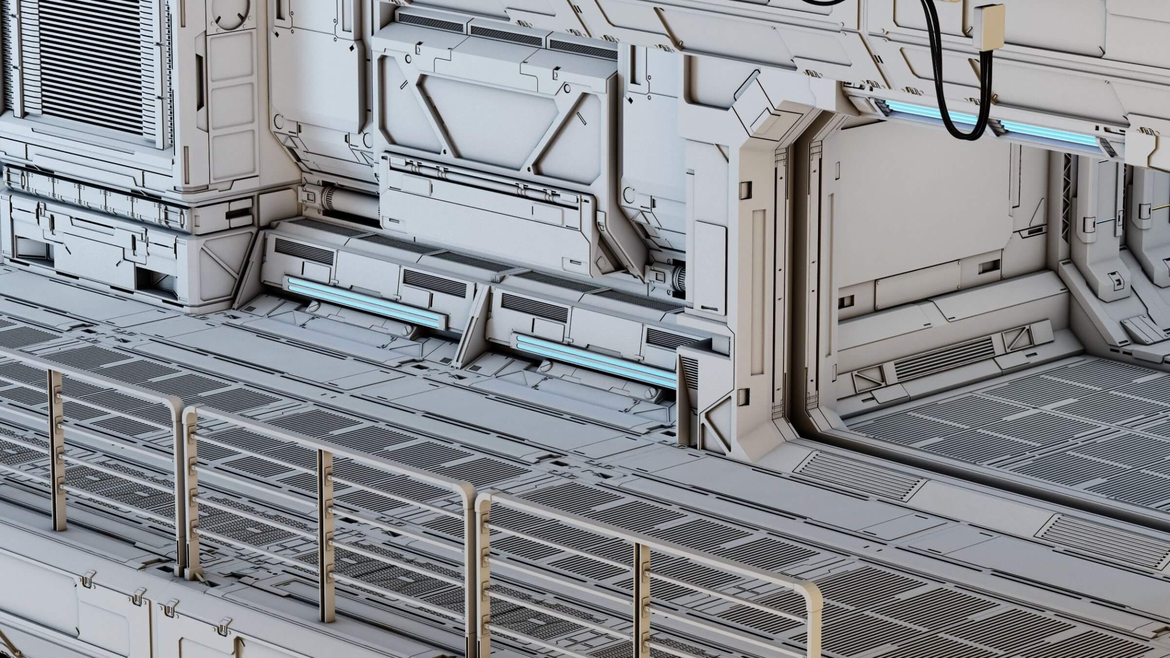 Sci-Fi Builder Pack 3D Model by zifir3d