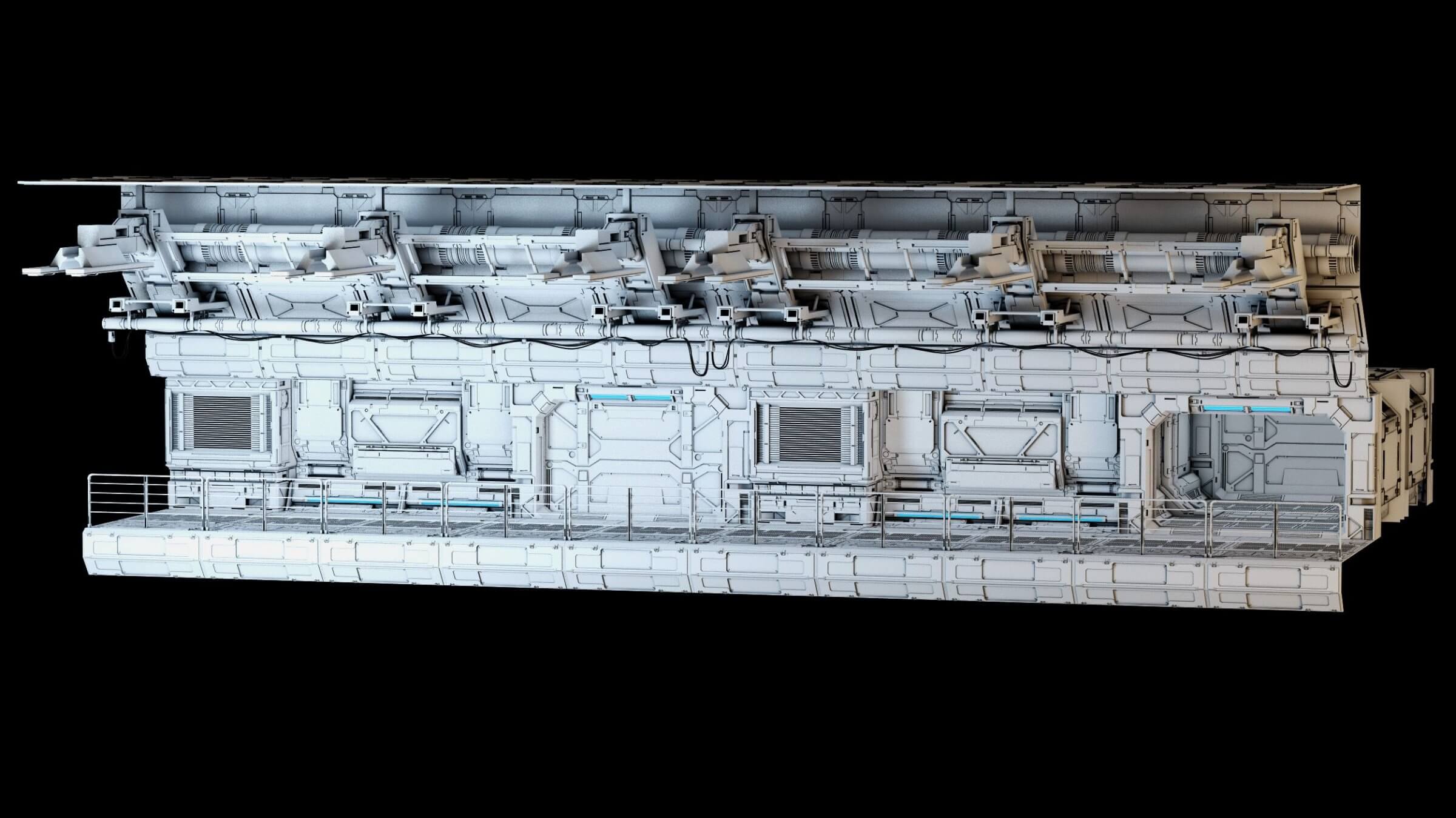 Sci-Fi Builder Pack 3D Model by zifir3d