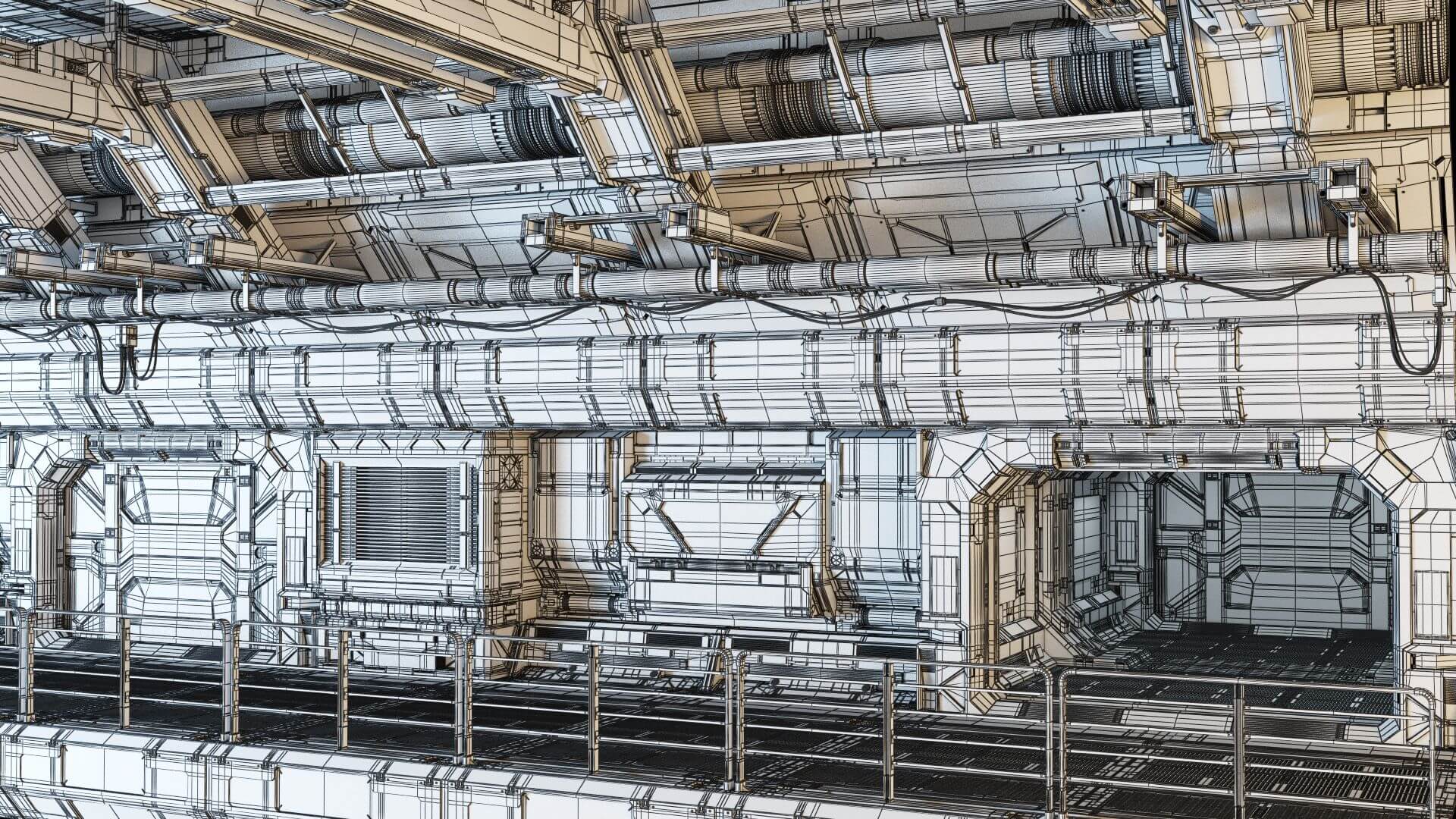 Sci-Fi Builder Pack 3D Model by zifir3d