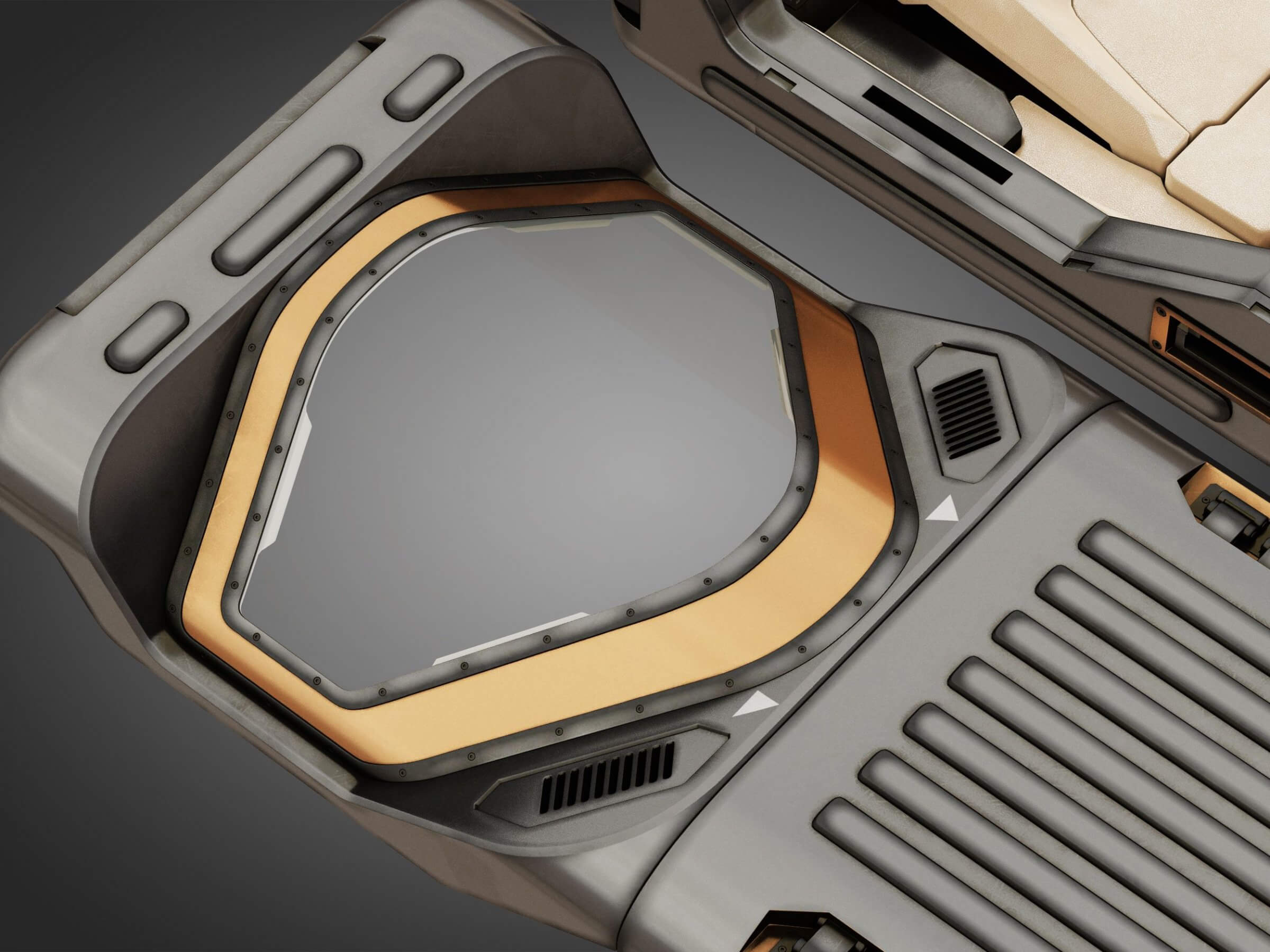 Sci-Fi Cryo Capsule 3D Model by zifir3d