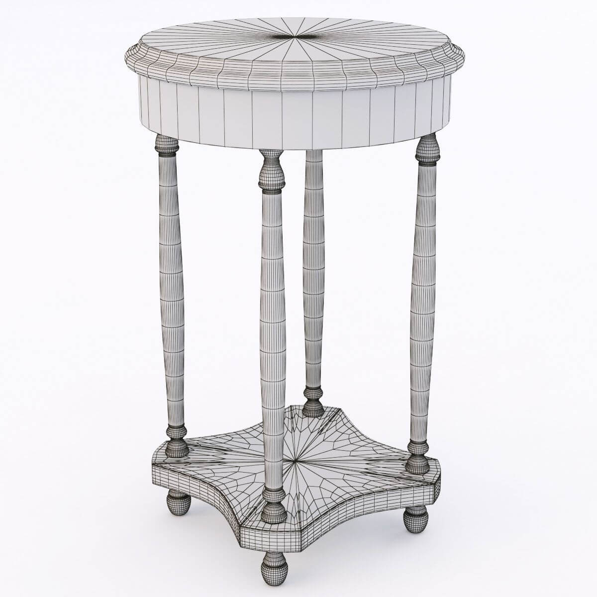 Selva End Table - 3D Model by zifir3d