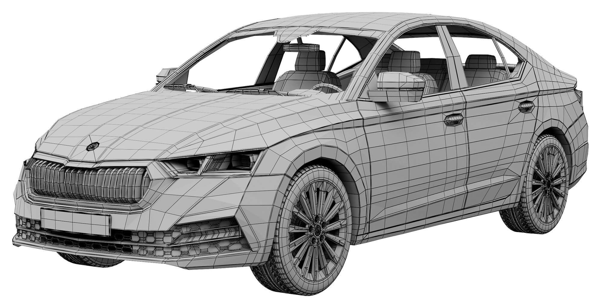 Skoda Octavia - 3D Model by zifir3d