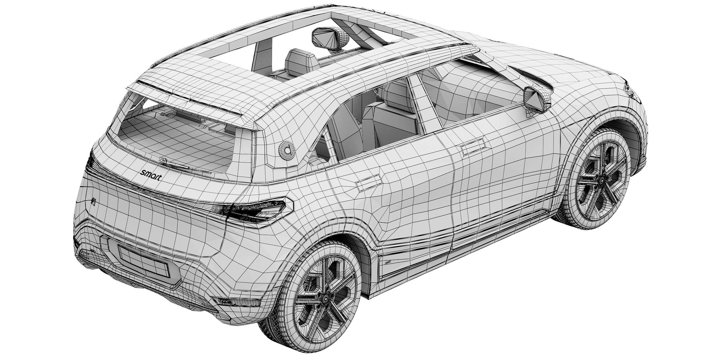 Smart 1 Brabus - 3D Model by zifir3d