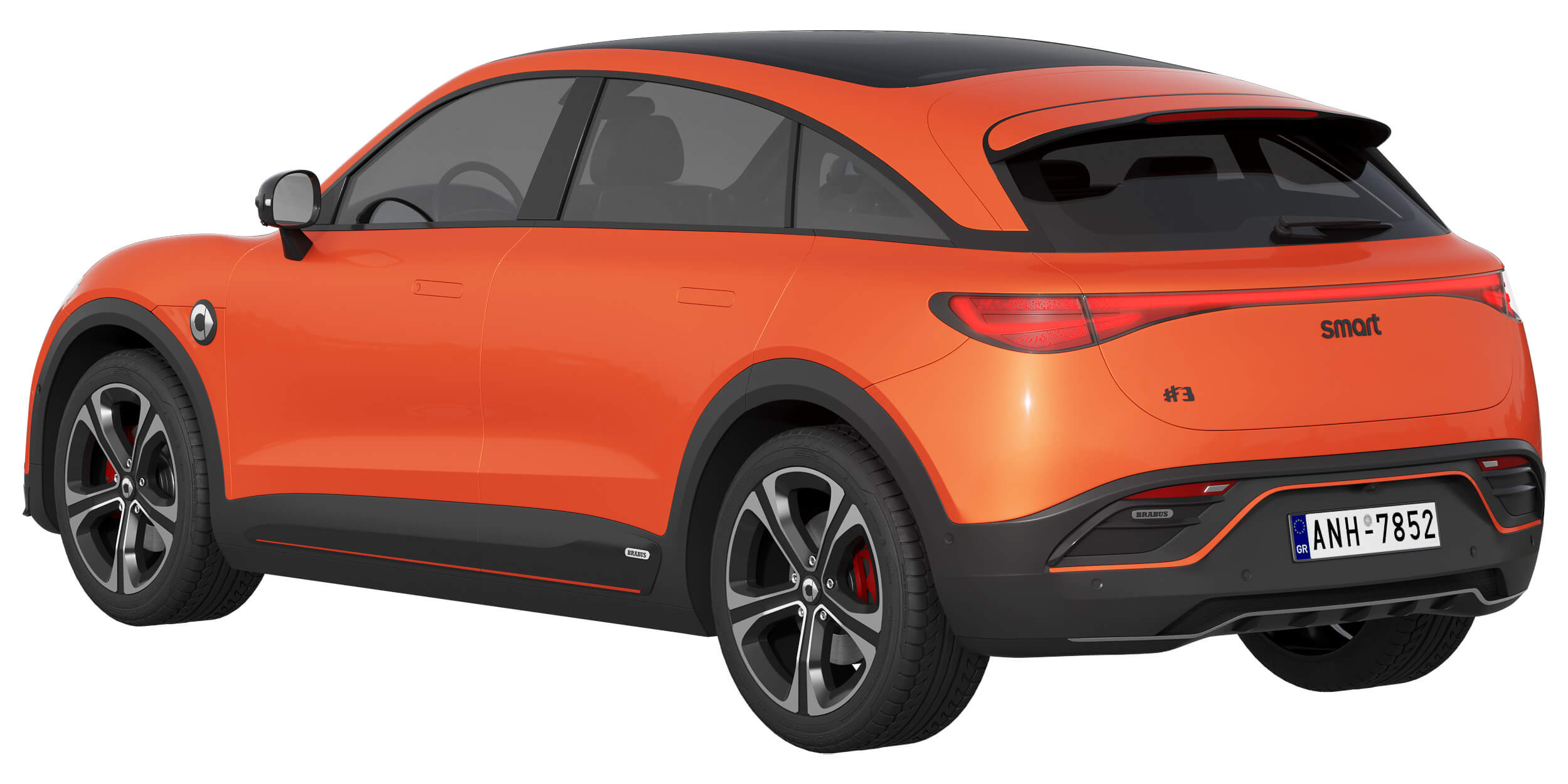 Smart 3 Brabus - 3D Model by zifir3d