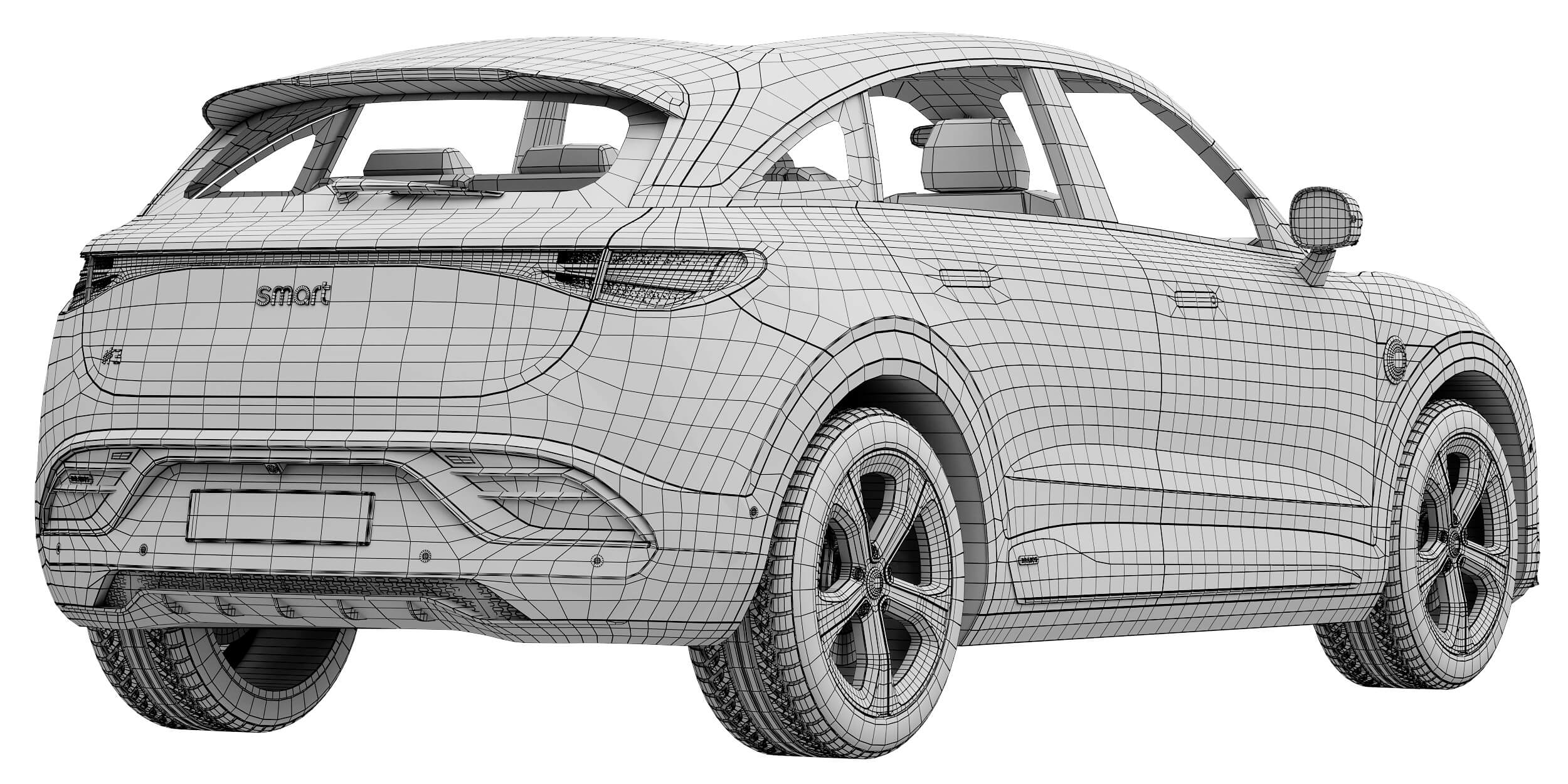 Smart 3 Brabus - 3D Model by zifir3d