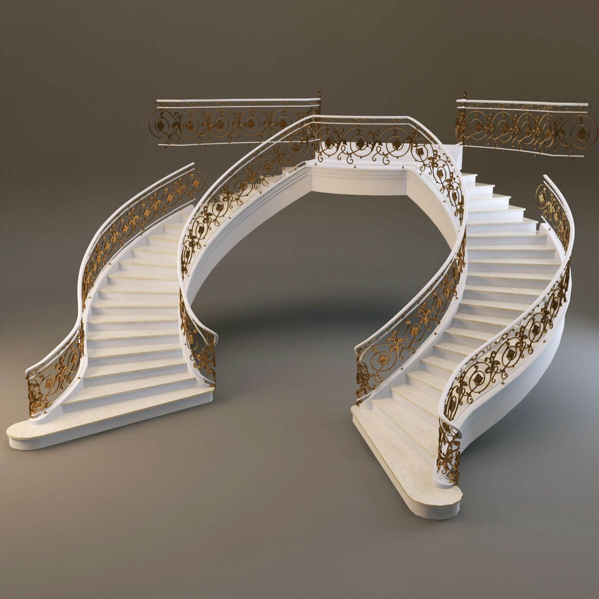 Stairs 3 - 3D Model by zifir3d