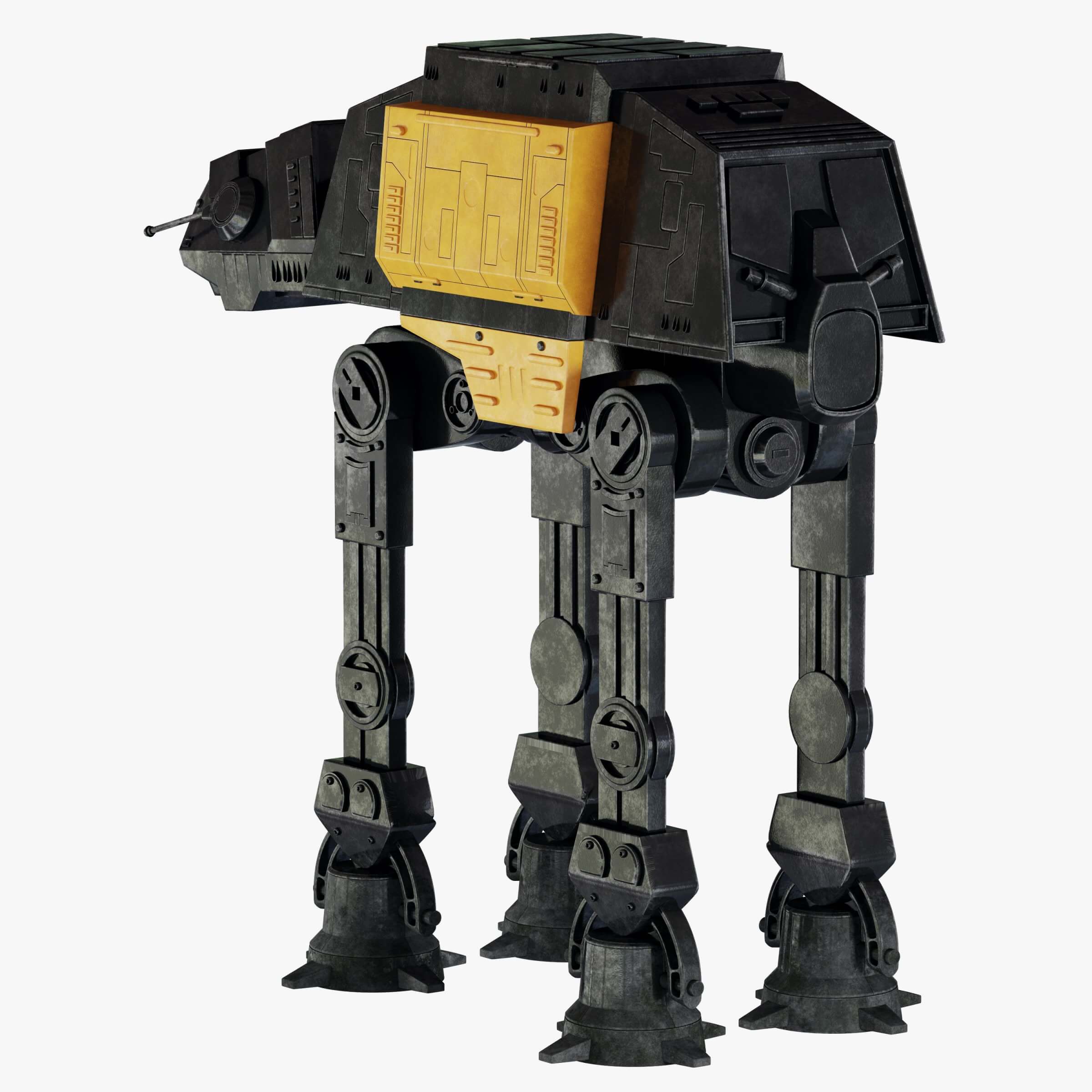 Star Wars AT-ACT Walker 3D Model by zifir3d