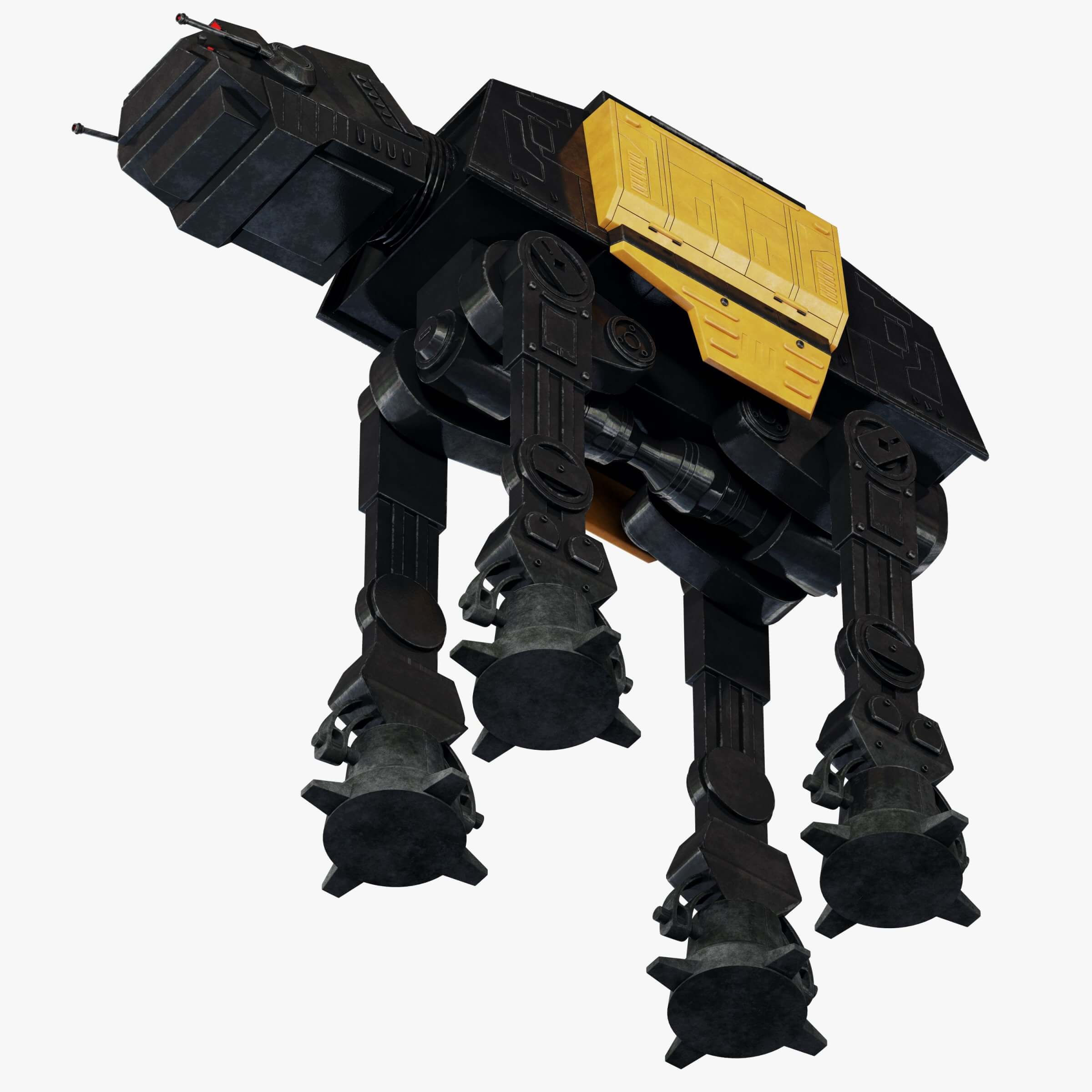 Star Wars AT-ACT Walker 3D Model by zifir3d