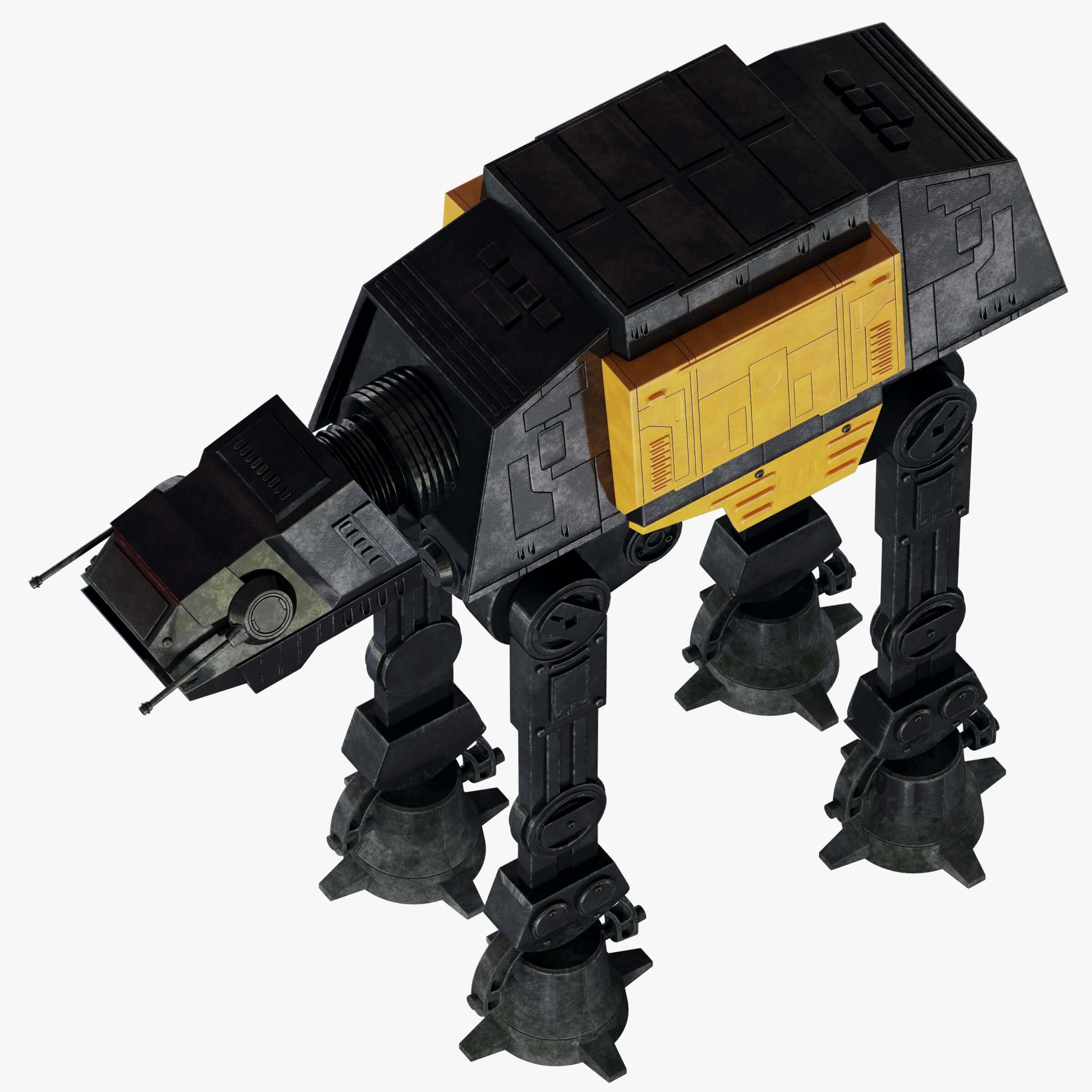 Star Wars AT-ACT Walker 3D Model by zifir3d