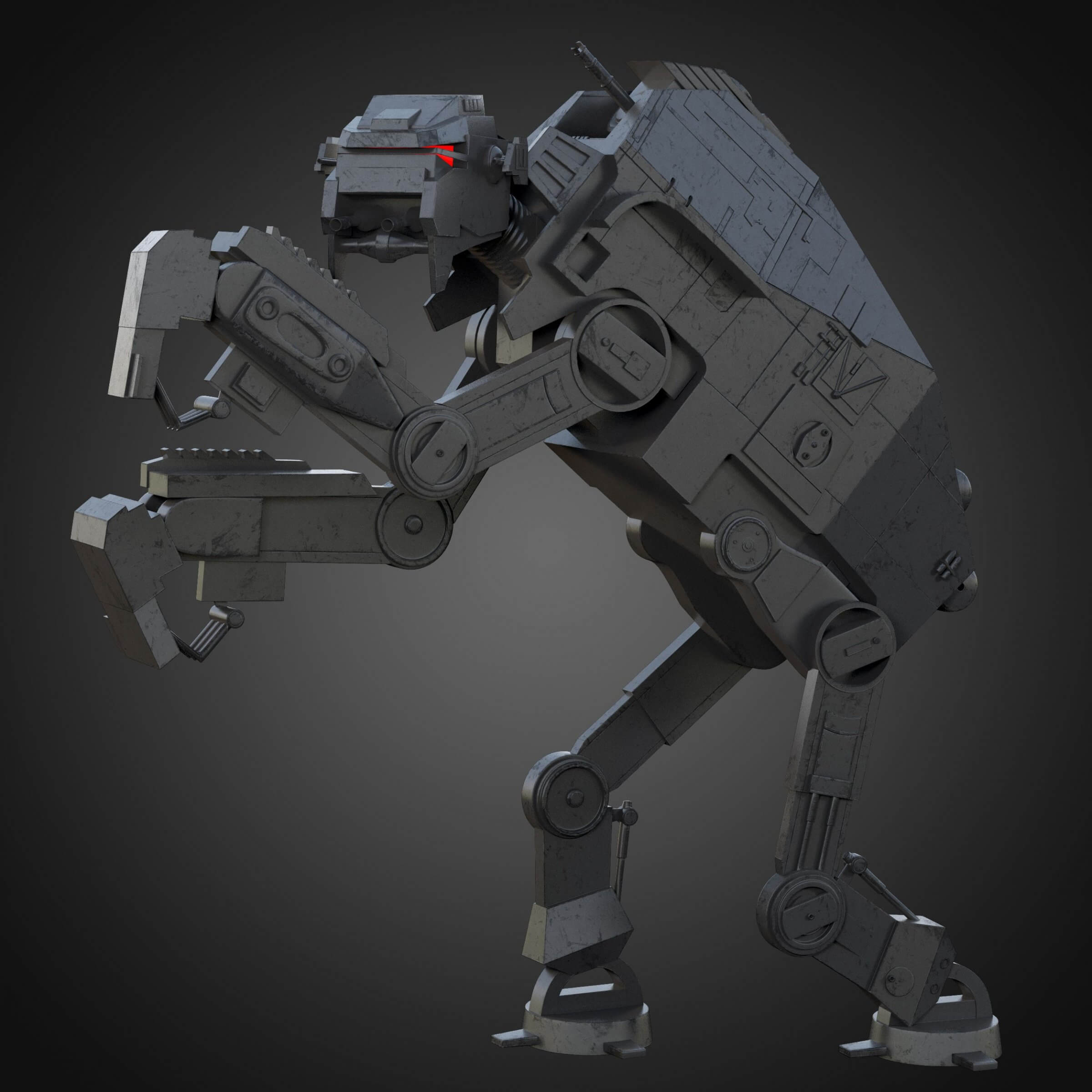Star Wars AT-M6 3D Model by zifir3d