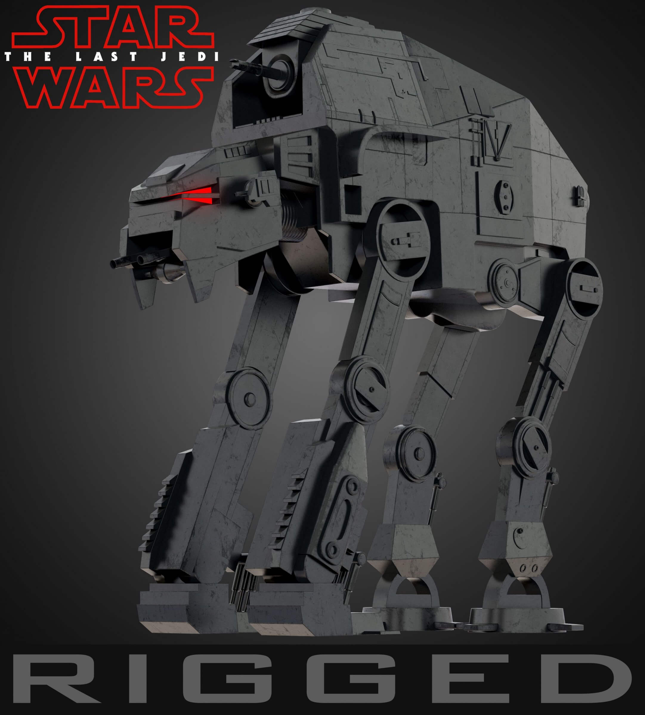 Star Wars AT-M6 3D Model by zifir3d