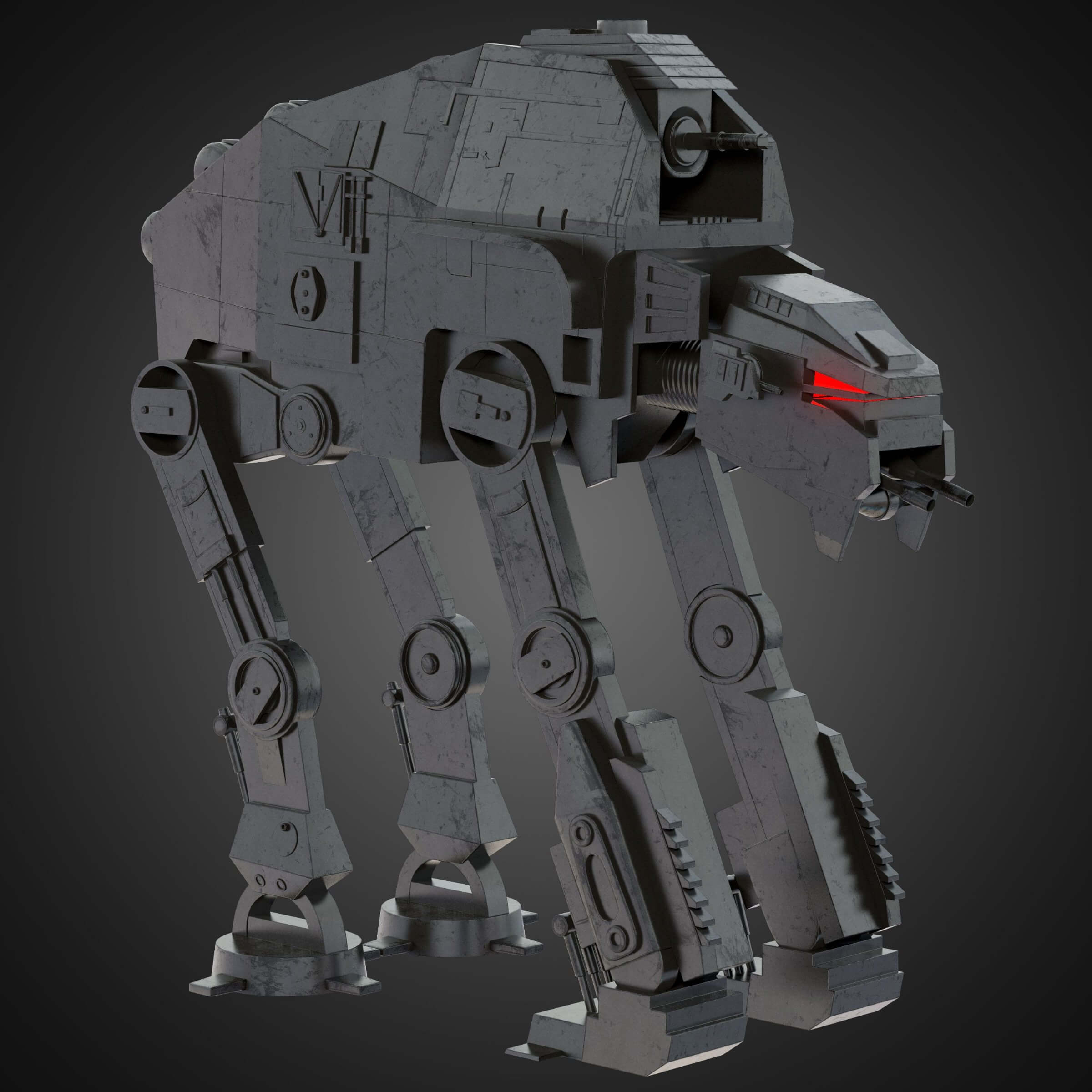 Star Wars AT-M6 3D Model by zifir3d