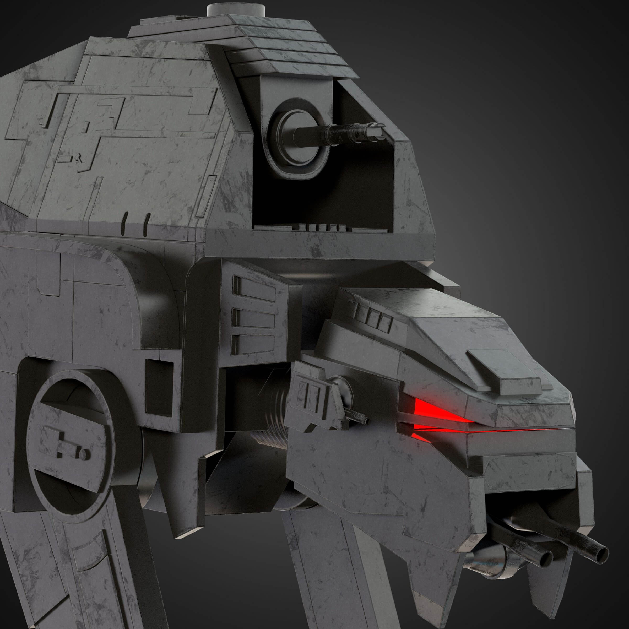 Star Wars AT-M6 3D Model by zifir3d