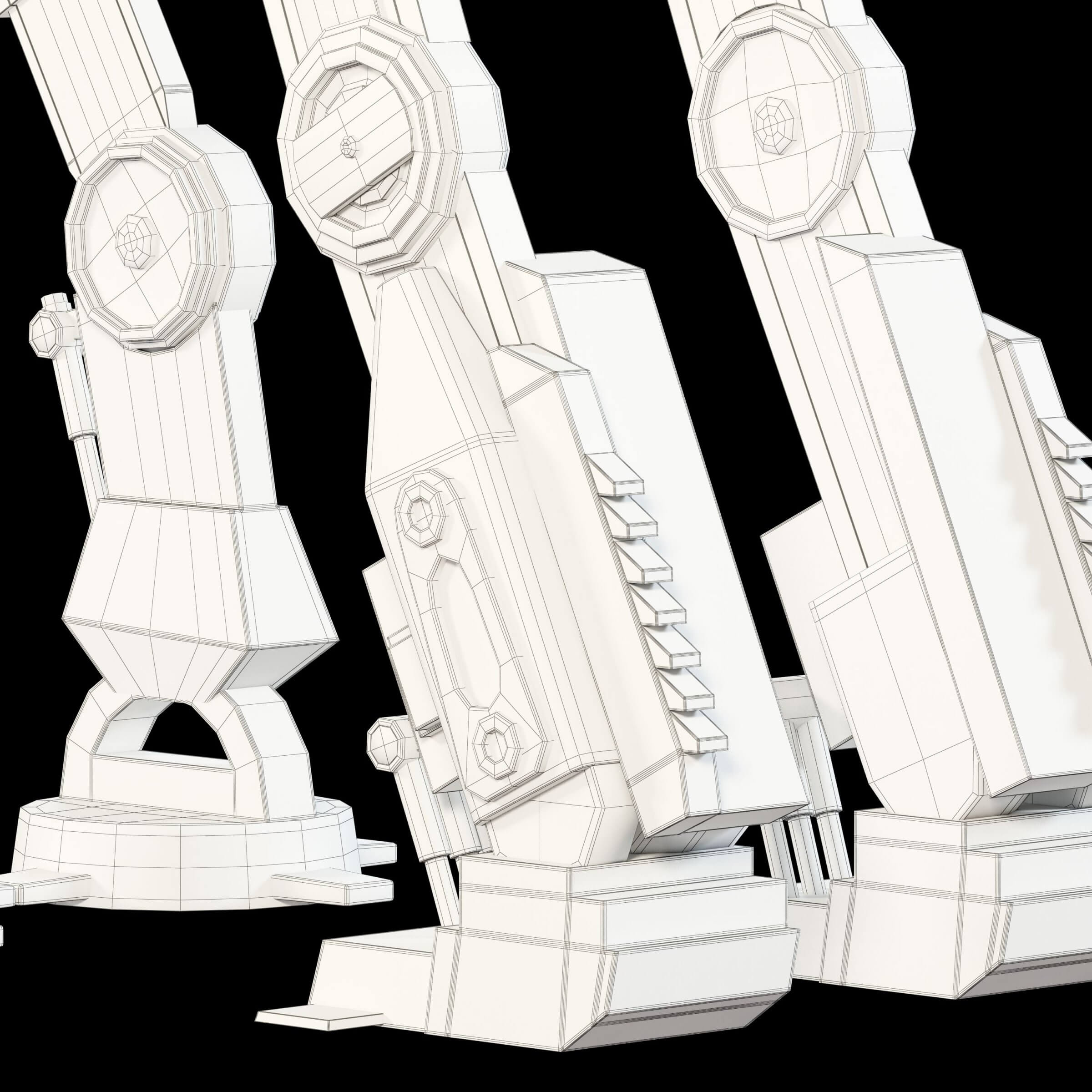 Star Wars AT-M6 3D Model by zifir3d