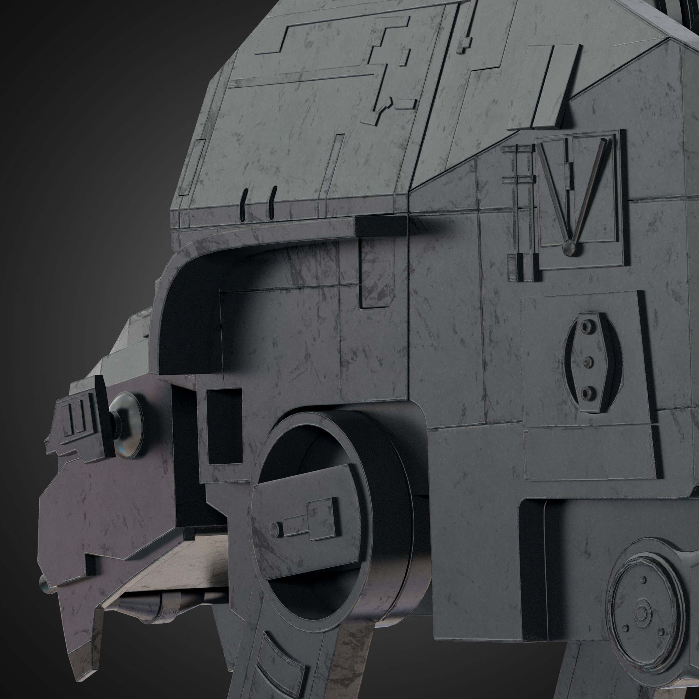 Star Wars AT-M6 3D Model by zifir3d