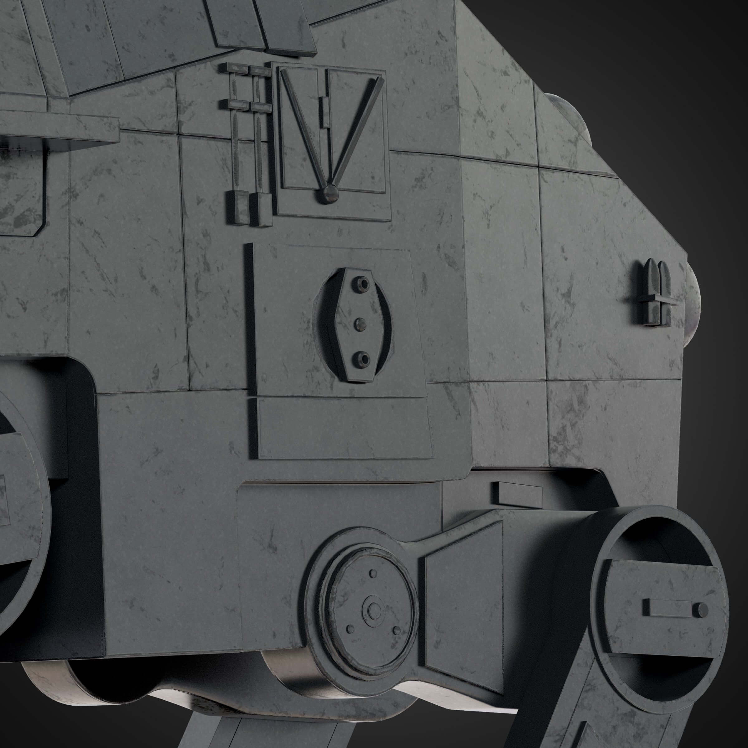 Star Wars AT-M6 3D Model by zifir3d