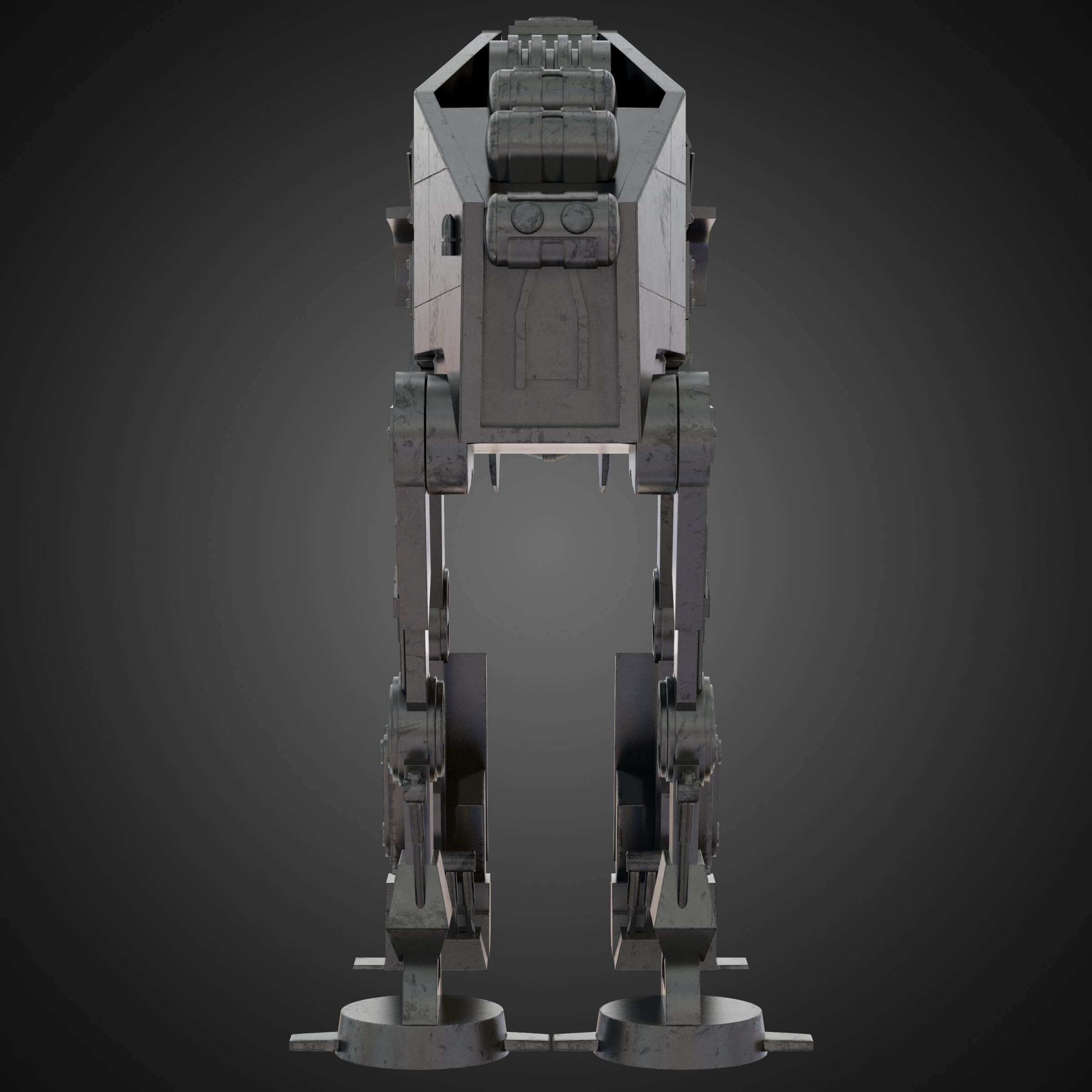 Star Wars AT-M6 3D Model by zifir3d