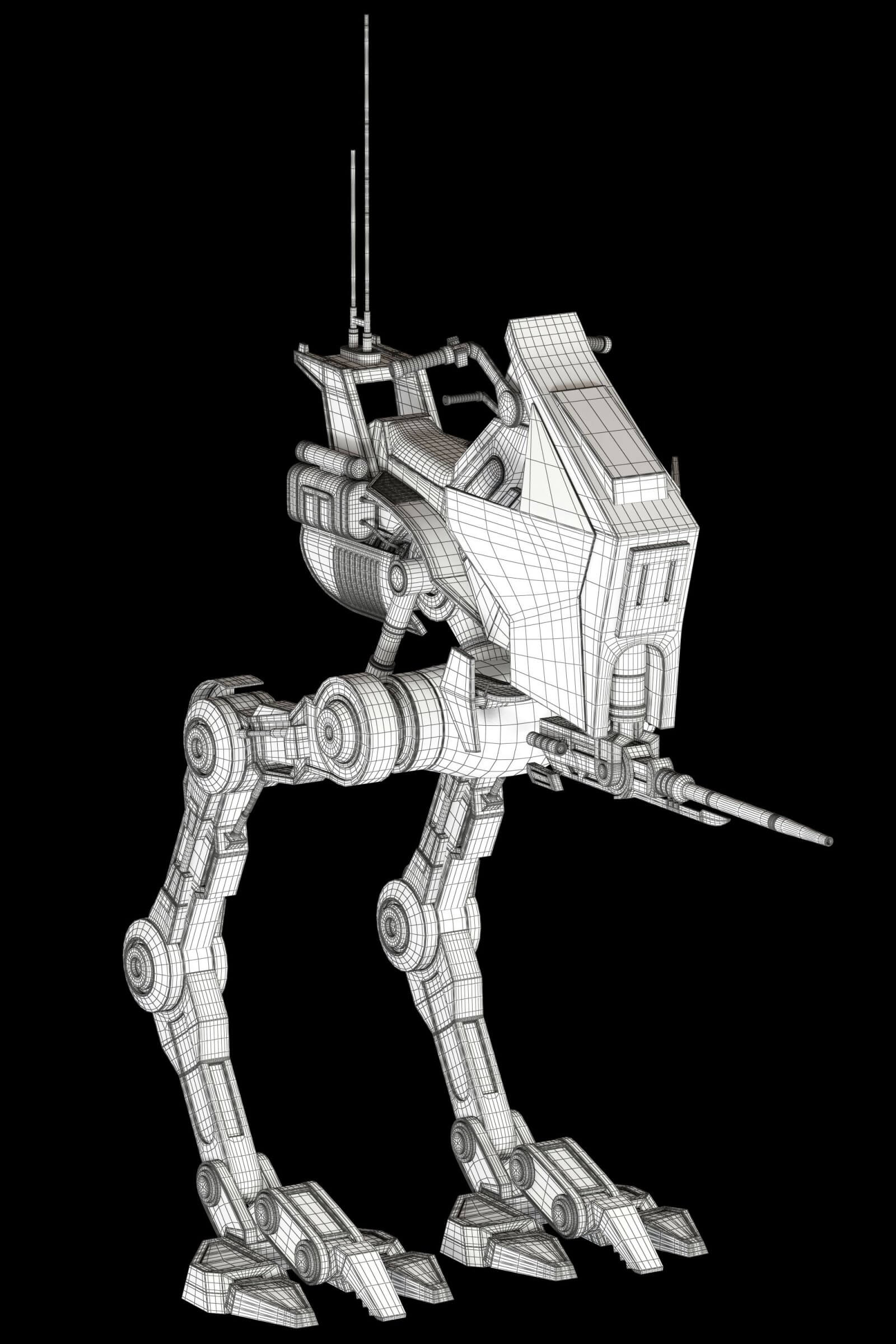 Star Wars AT-RT Walker 3D Model by zifir3d
