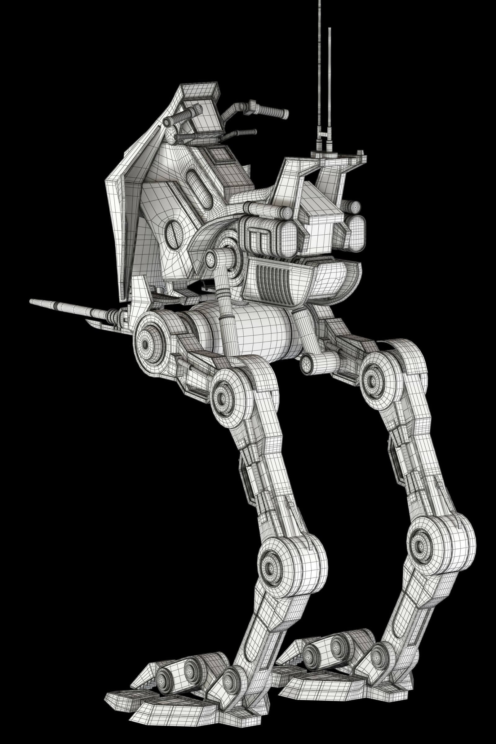 Star Wars AT-RT Walker 3D Model by zifir3d