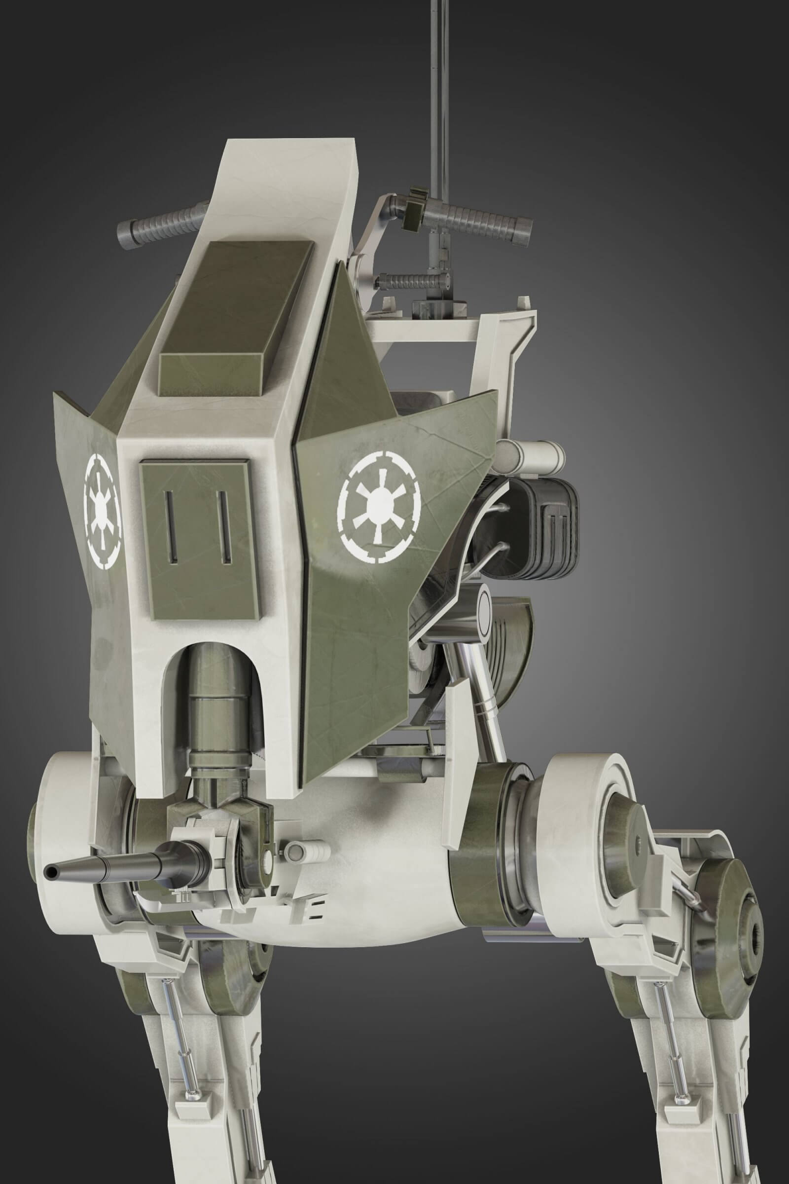 Star Wars AT-RT Walker 3D Model by zifir3d