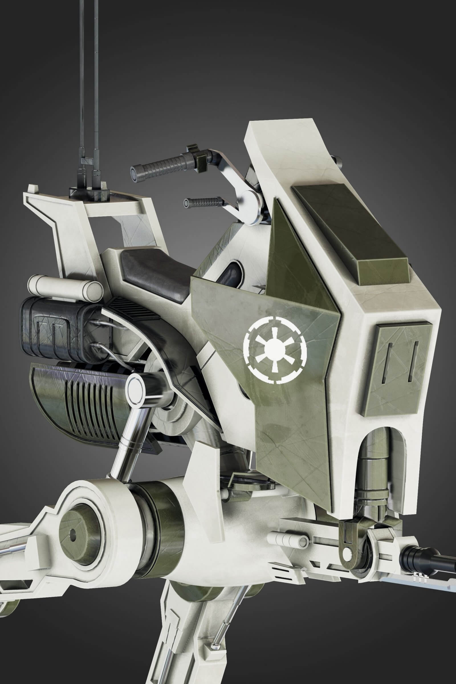 Star Wars AT-RT Walker 3D Model by zifir3d