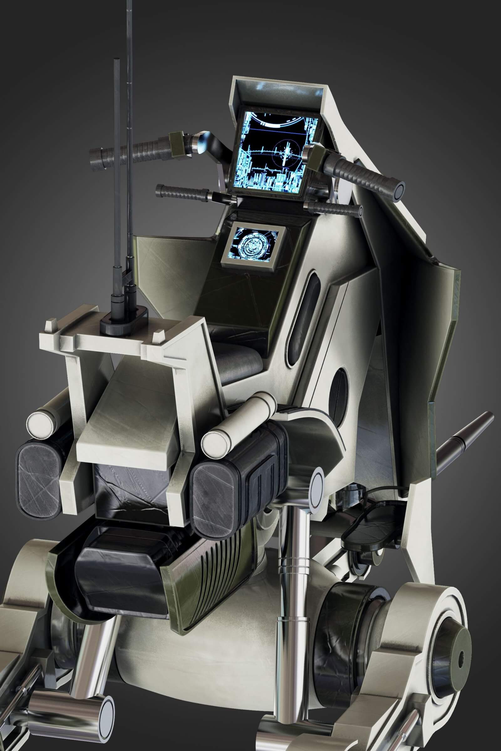 Star Wars AT-RT Walker 3D Model by zifir3d