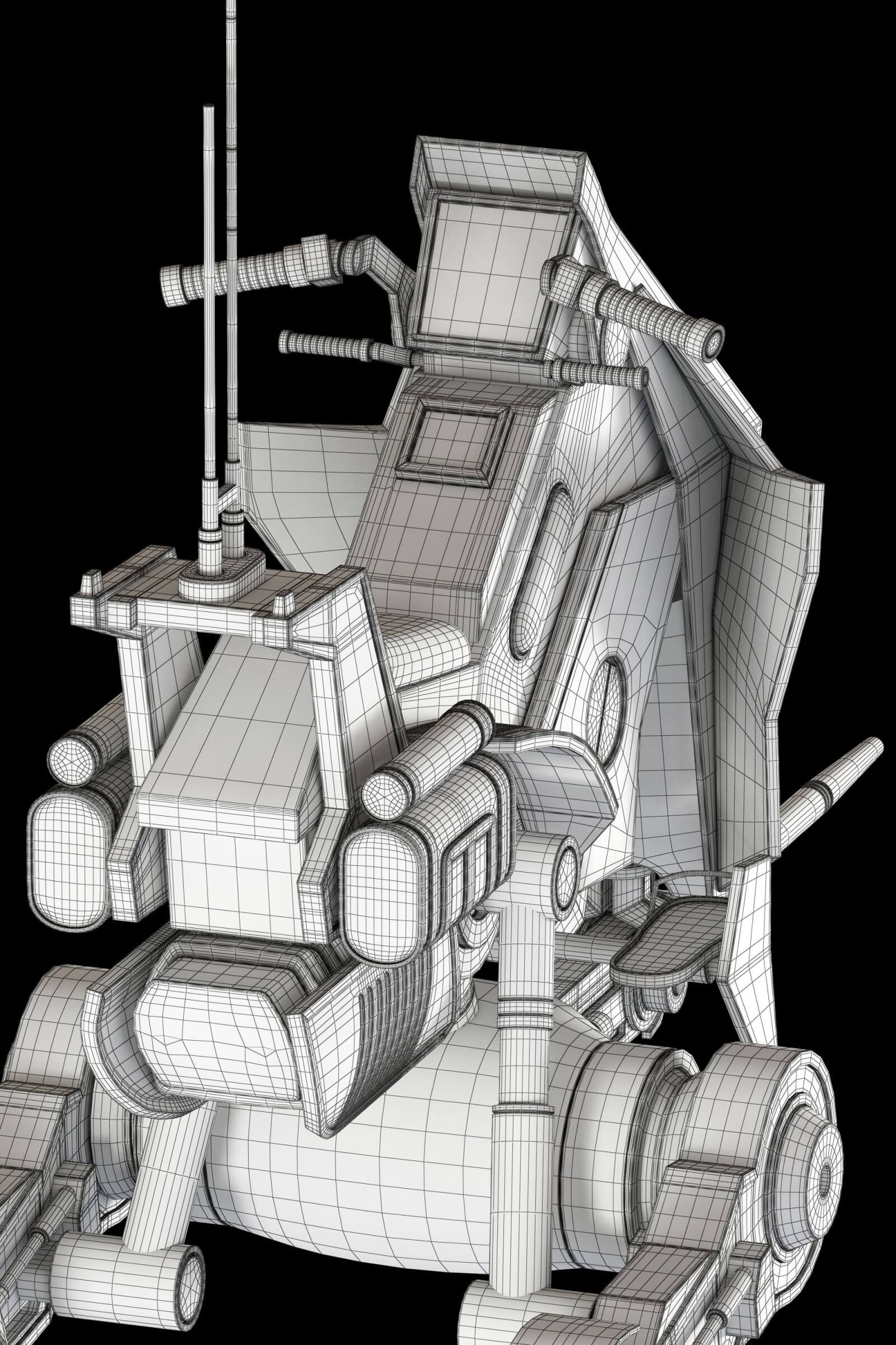Star Wars AT-RT Walker 3D Model by zifir3d