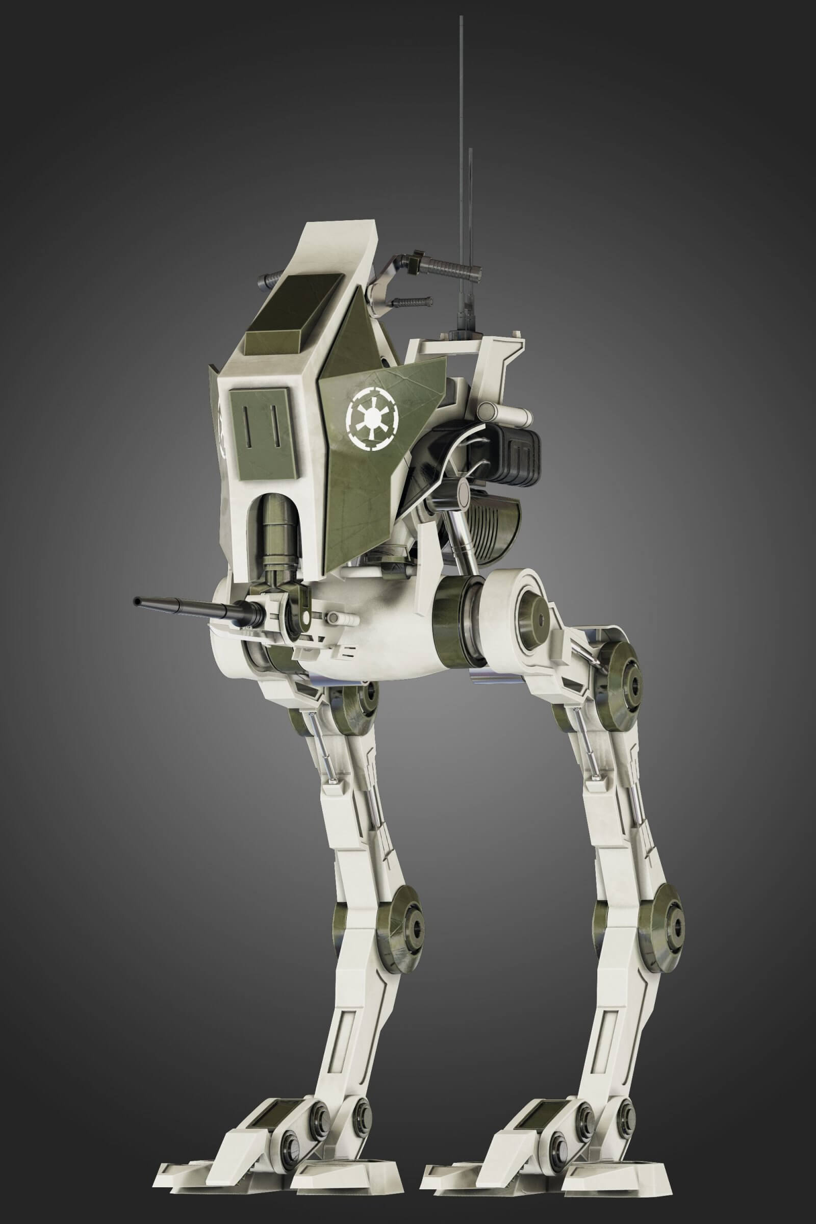 Star Wars AT-RT Walker 3D Model by zifir3d