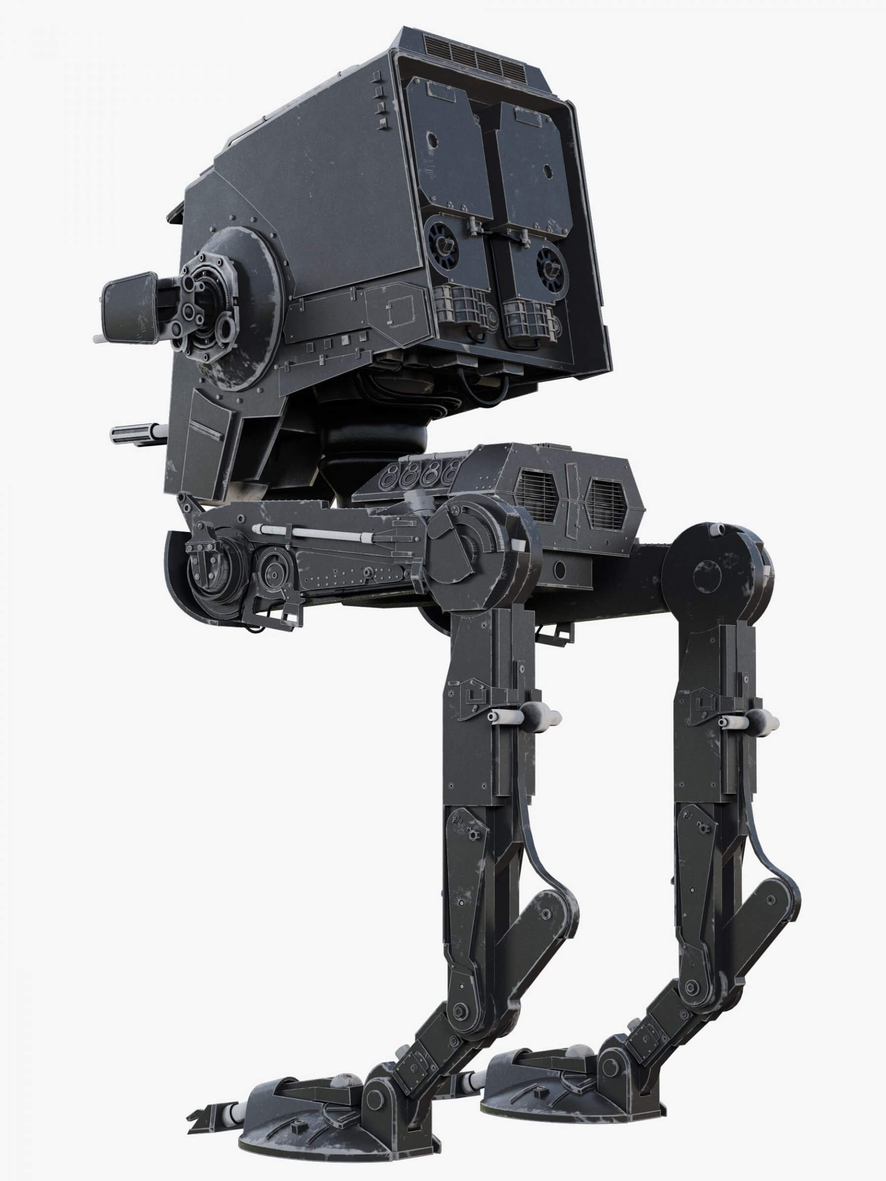 Star Wars AT-ST 3D Model by zifir3d