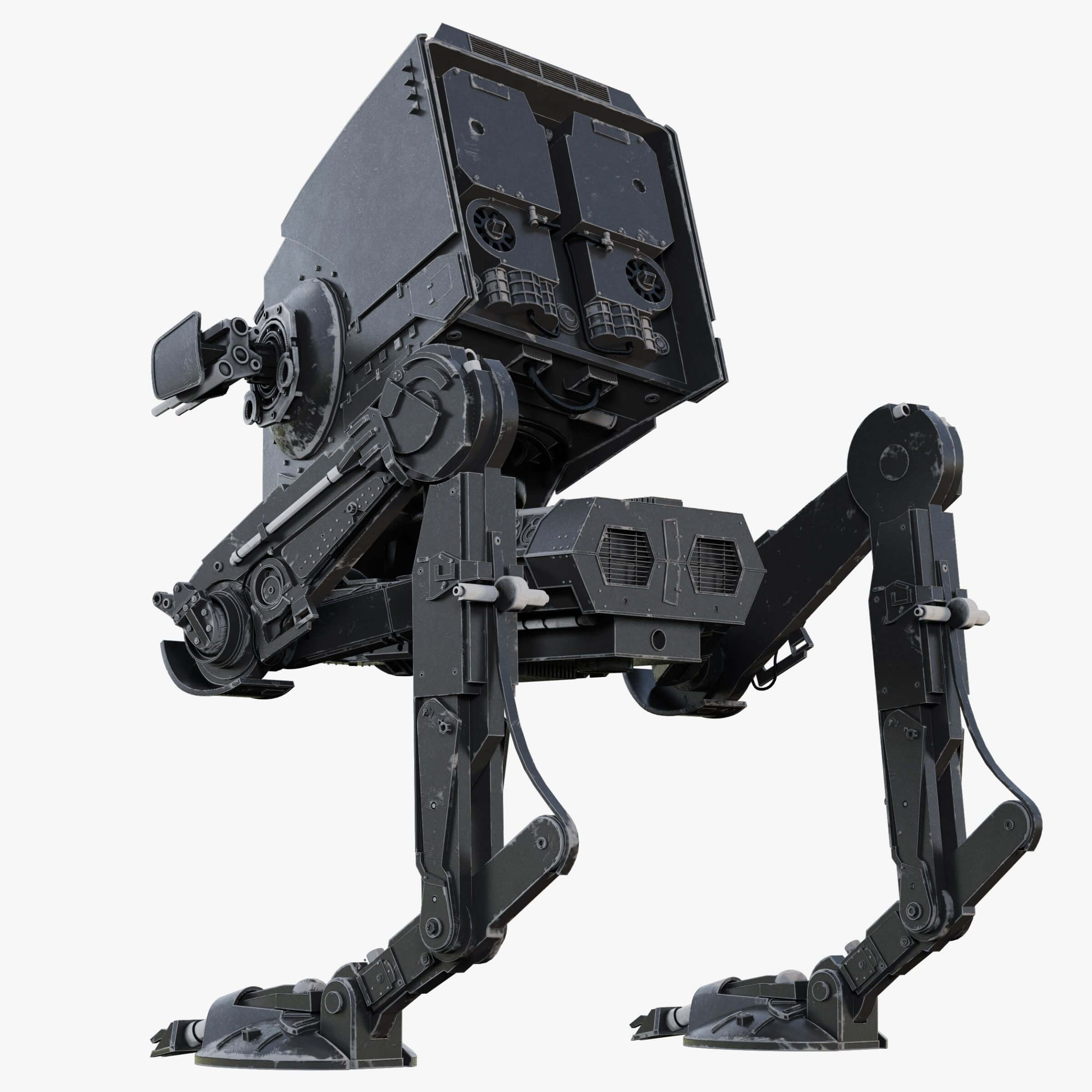 Star Wars AT-ST 3D Model by zifir3d