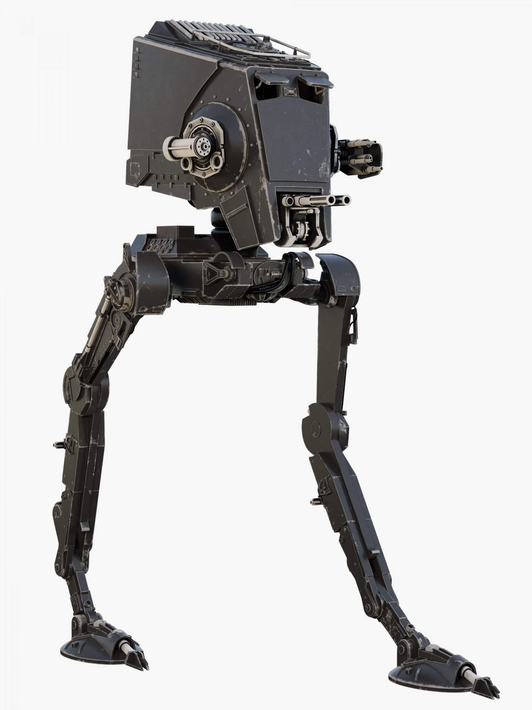 Star Wars AT-ST 3D Model by zifir3d