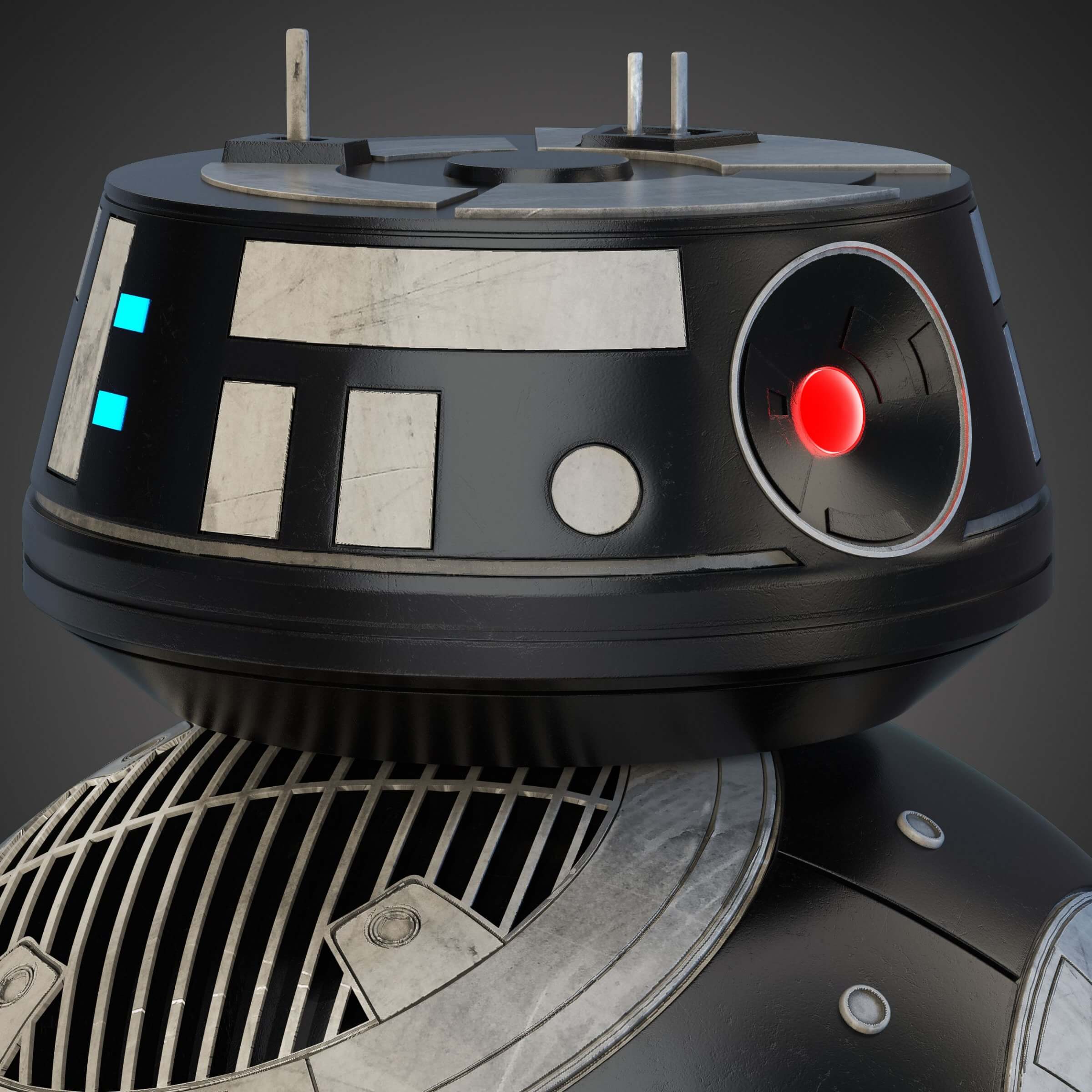 Star Wars BB-9E 3D Model by zifir3d