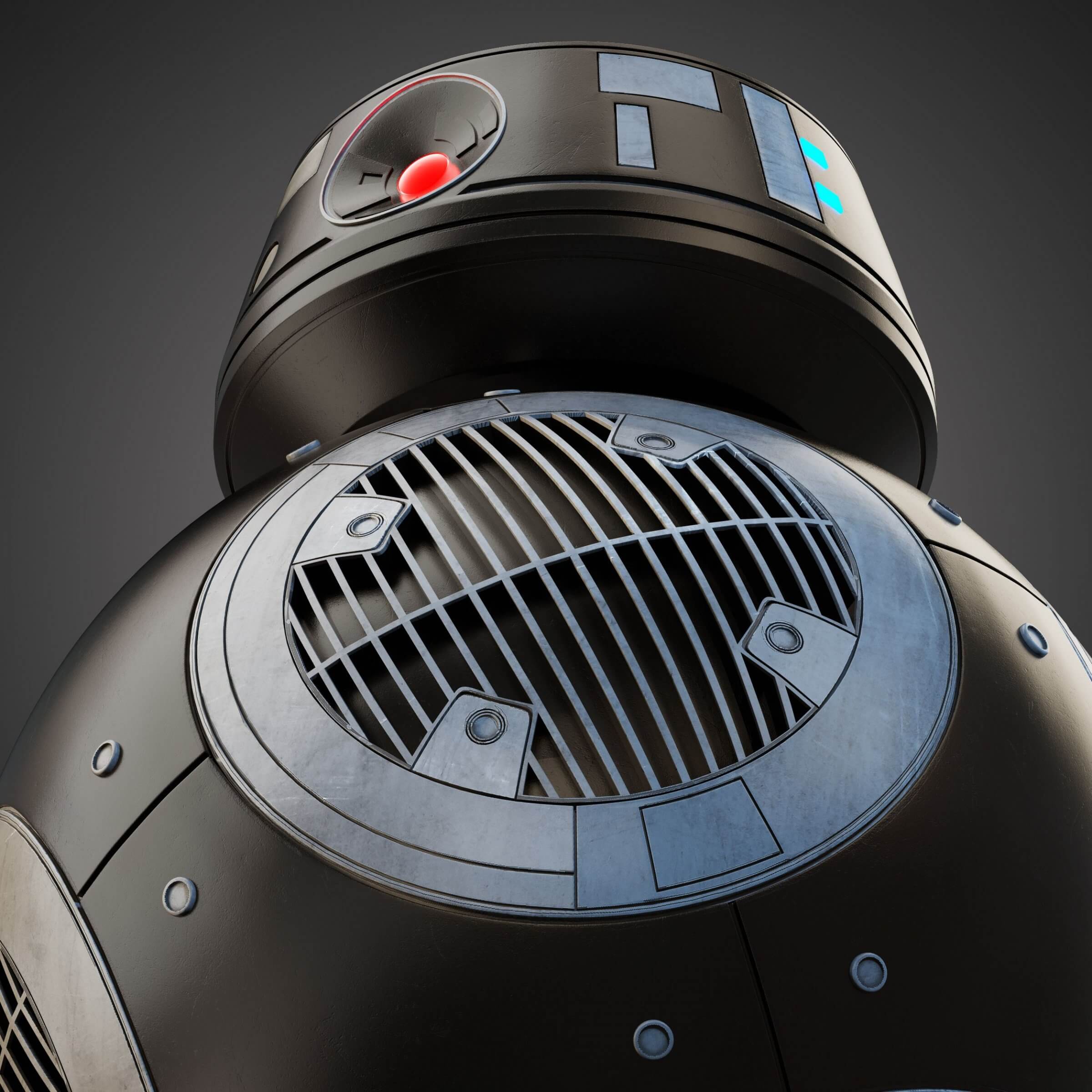 Star Wars BB-9E 3D Model by zifir3d