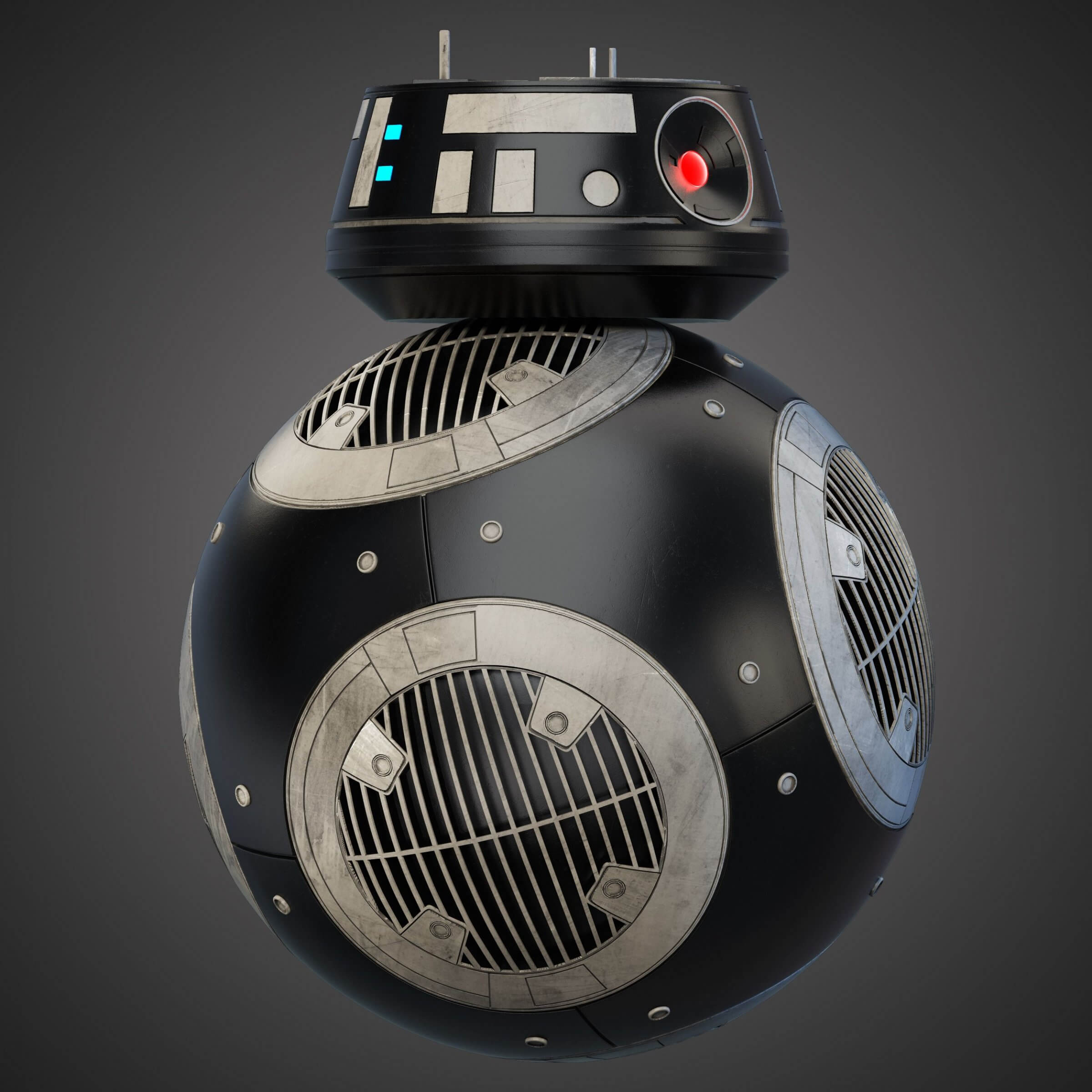 Star Wars BB-9E 3D Model by zifir3d