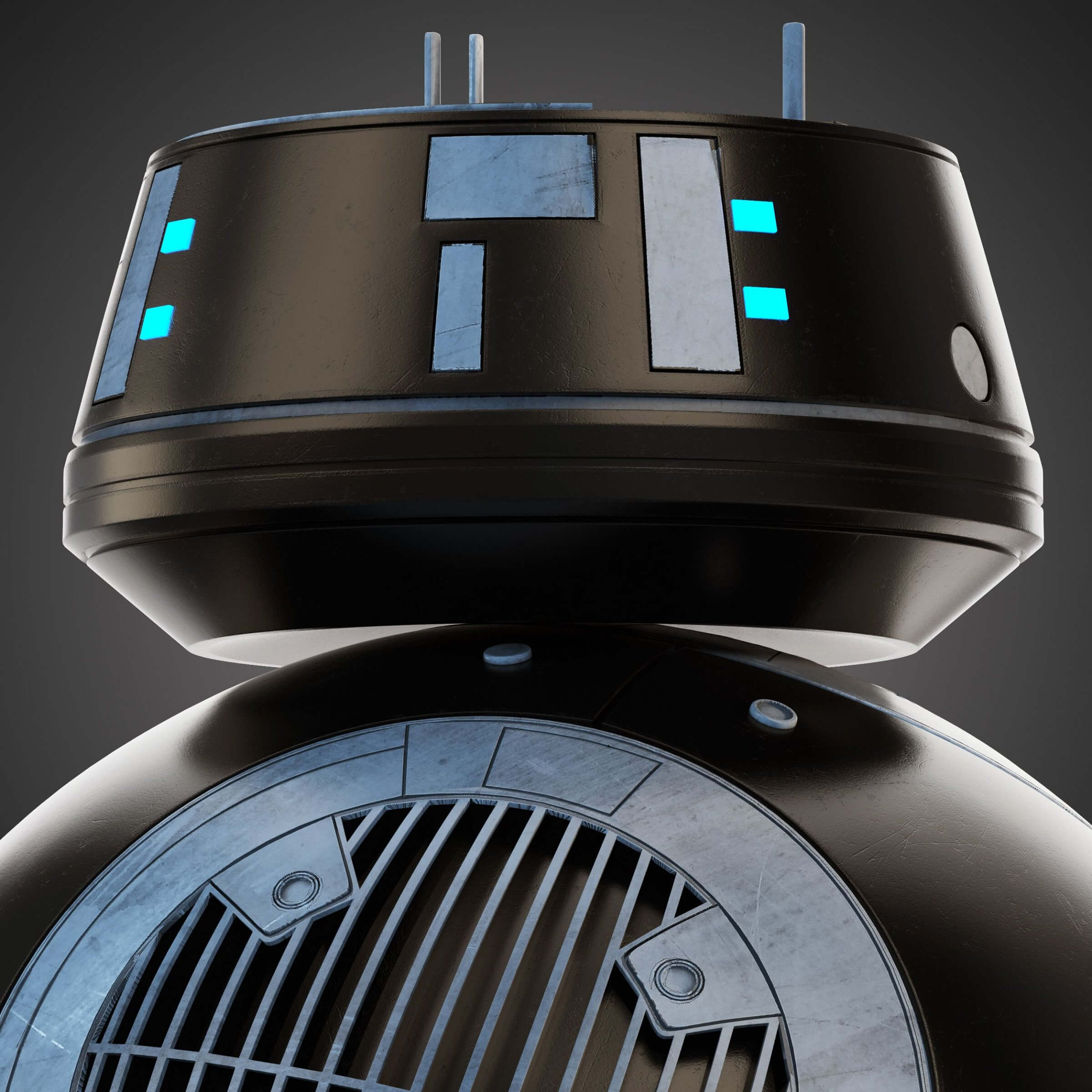 Star Wars BB-9E 3D Model by zifir3d