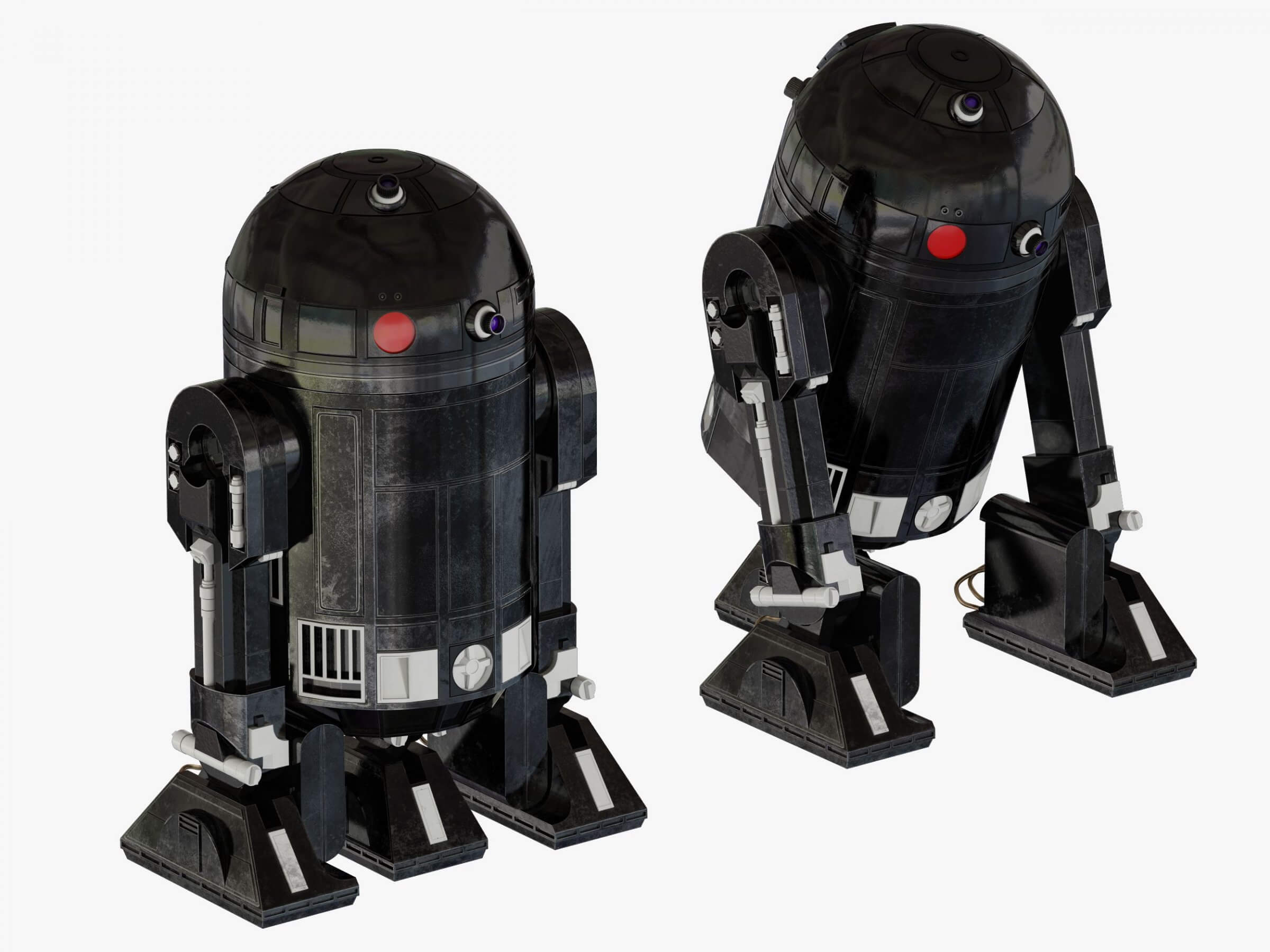 Star Wars C2-B5 3D Model by zifir3d