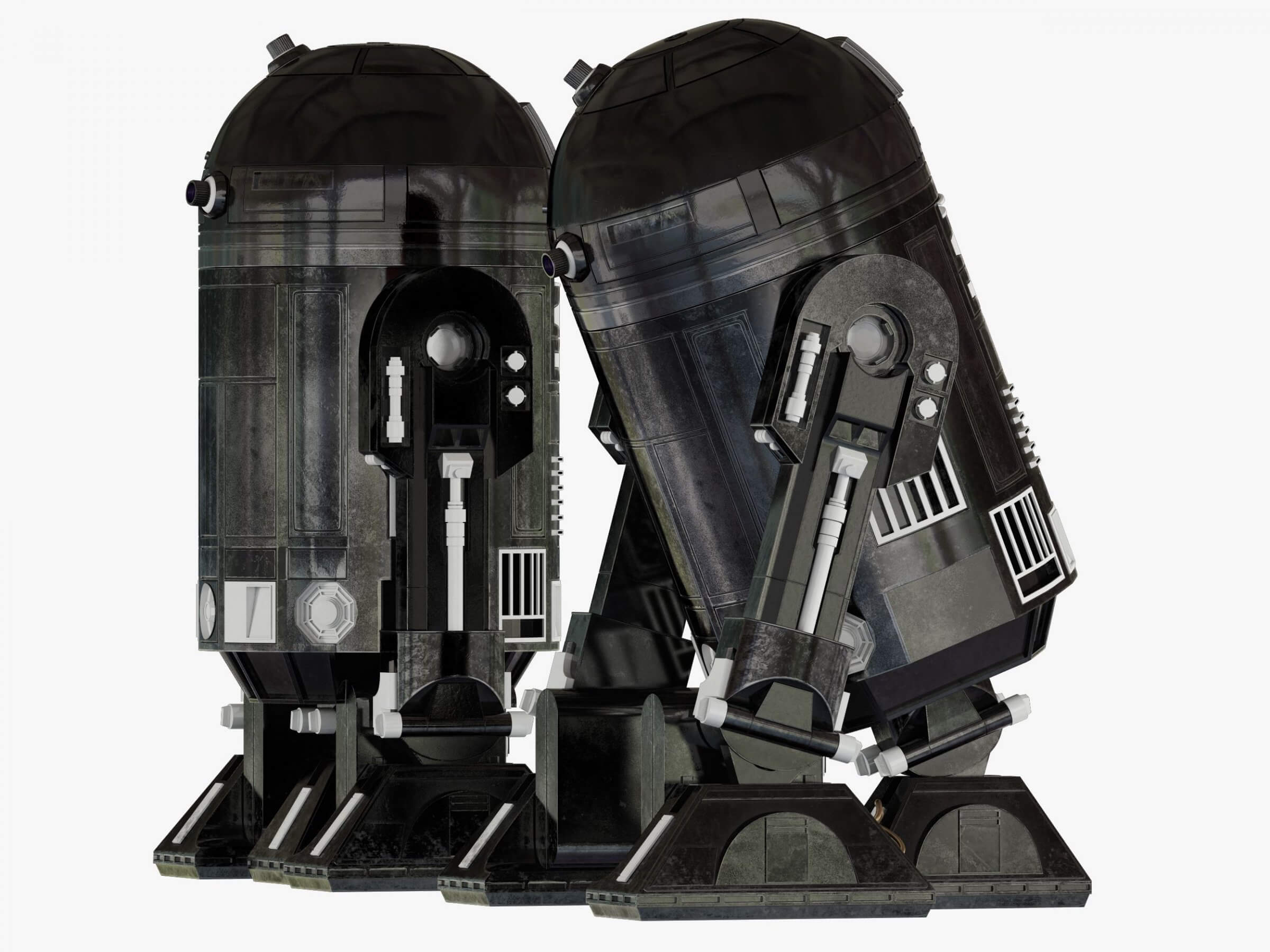 Star Wars C2-B5 3D Model by zifir3d