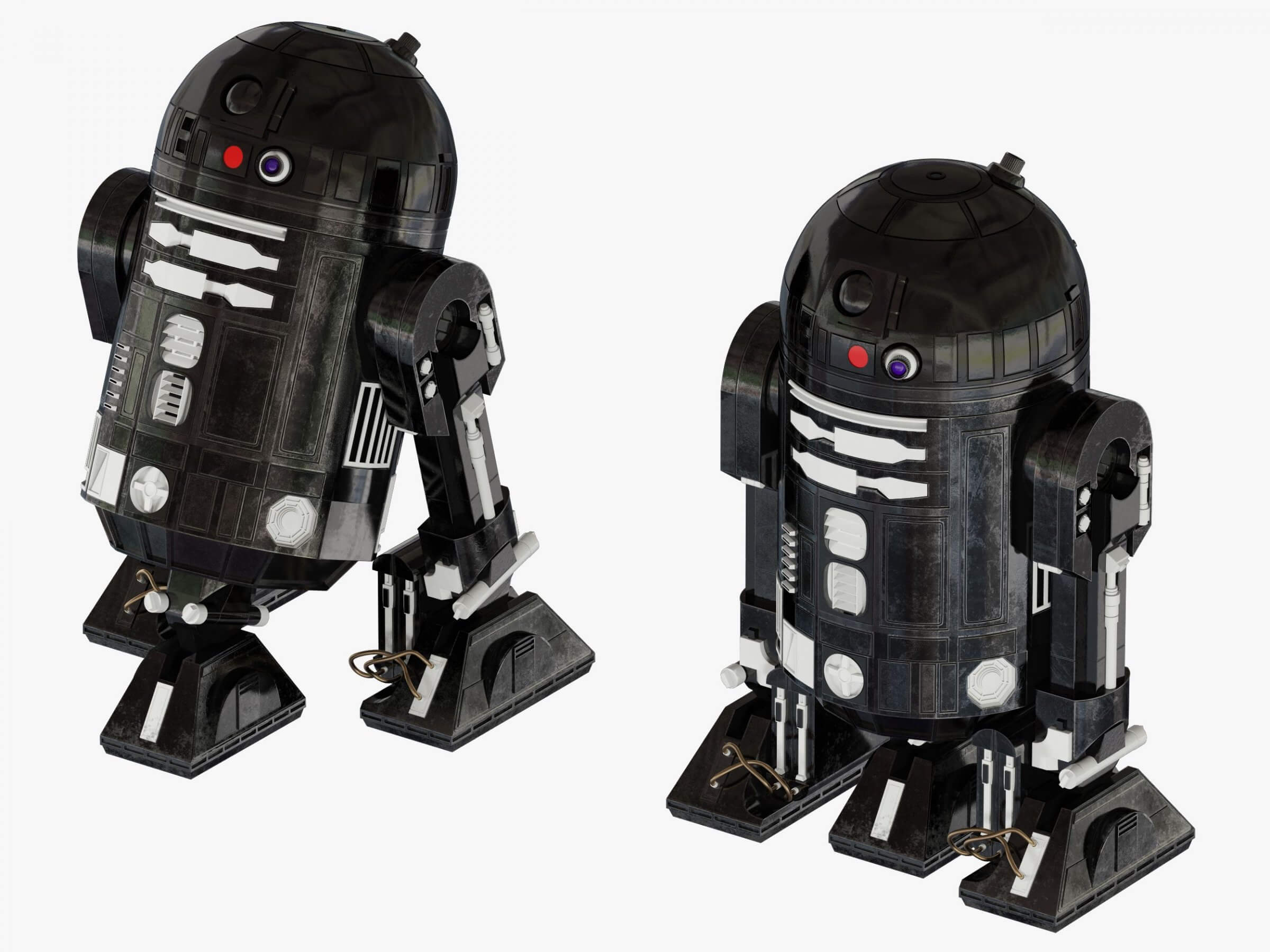 Star Wars C2-B5 3D Model by zifir3d