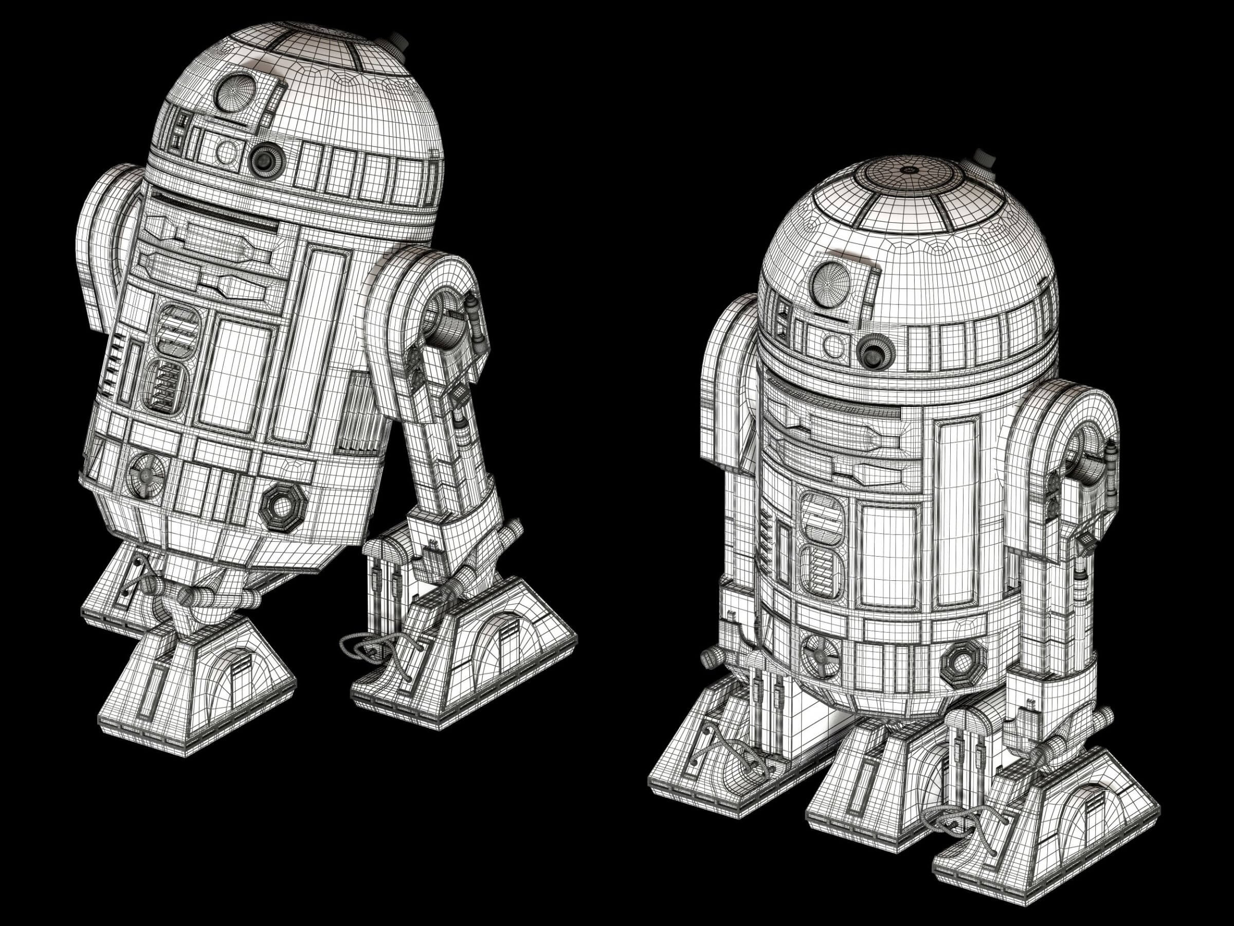 Star Wars C2-B5 3D Model by zifir3d