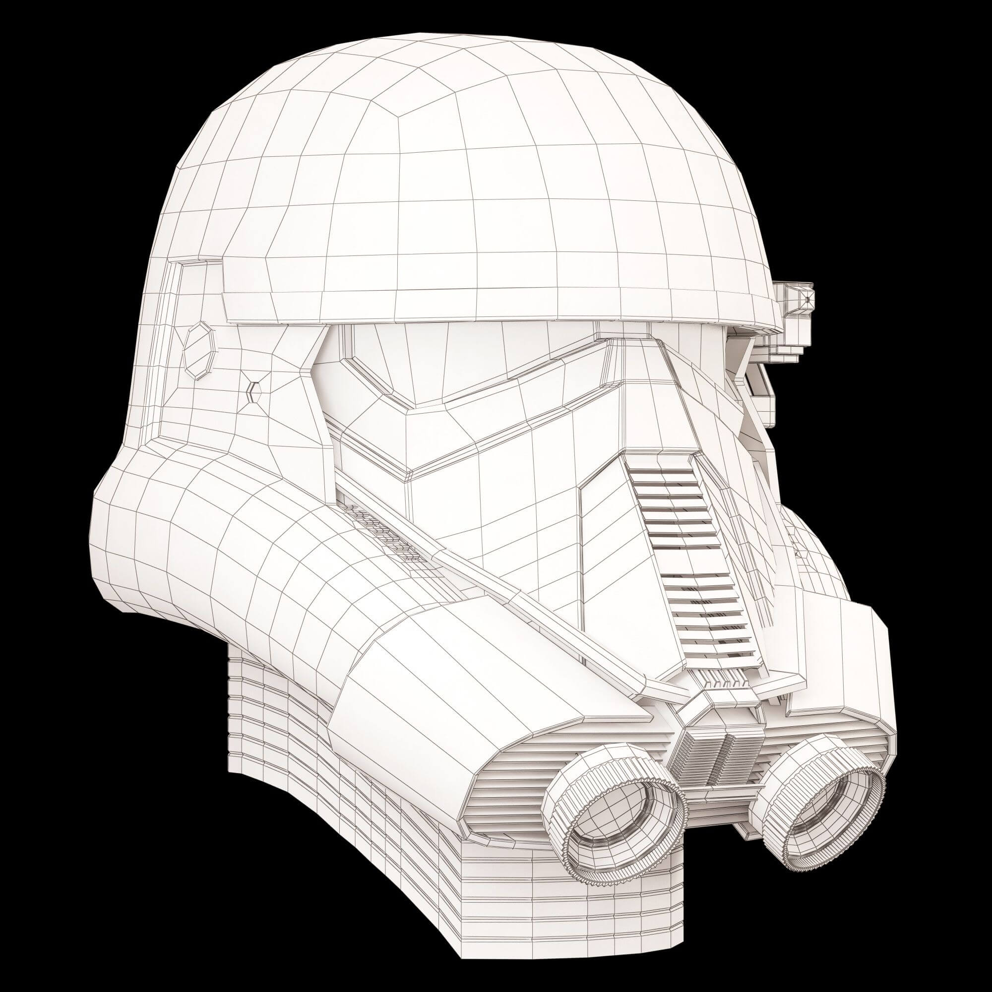 Star Wars Death Trooper Helmet - 3D Model by zifir3d