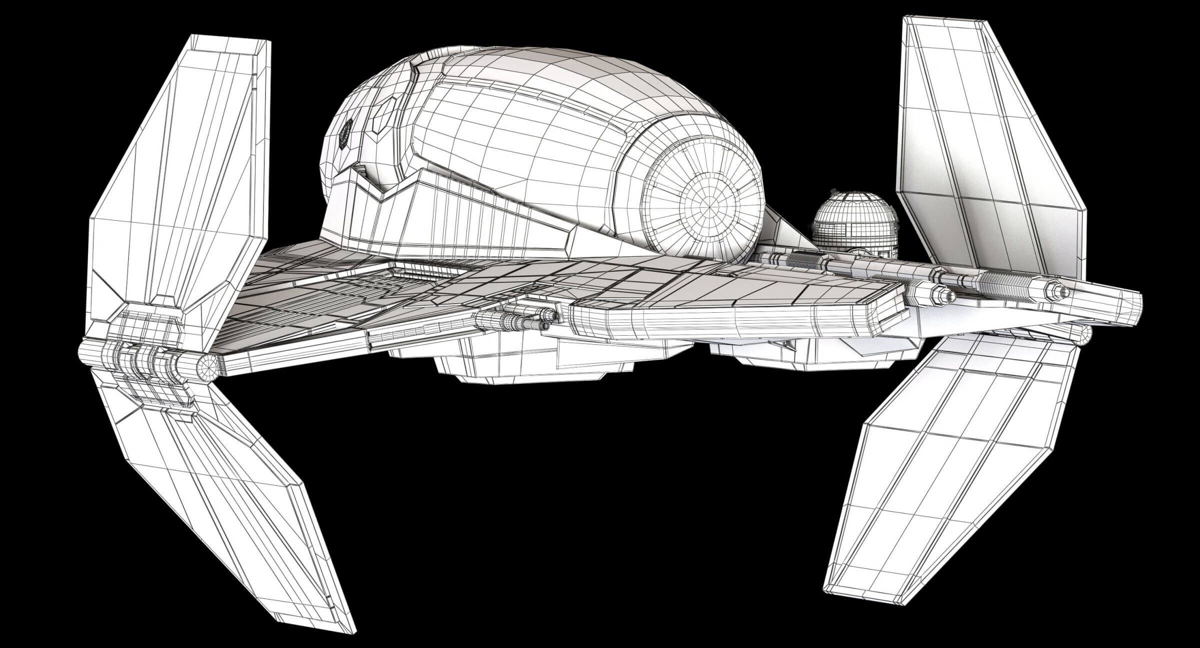 Star Wars ETA 2 Jedi Interceptor - 3D Model by zifir3d