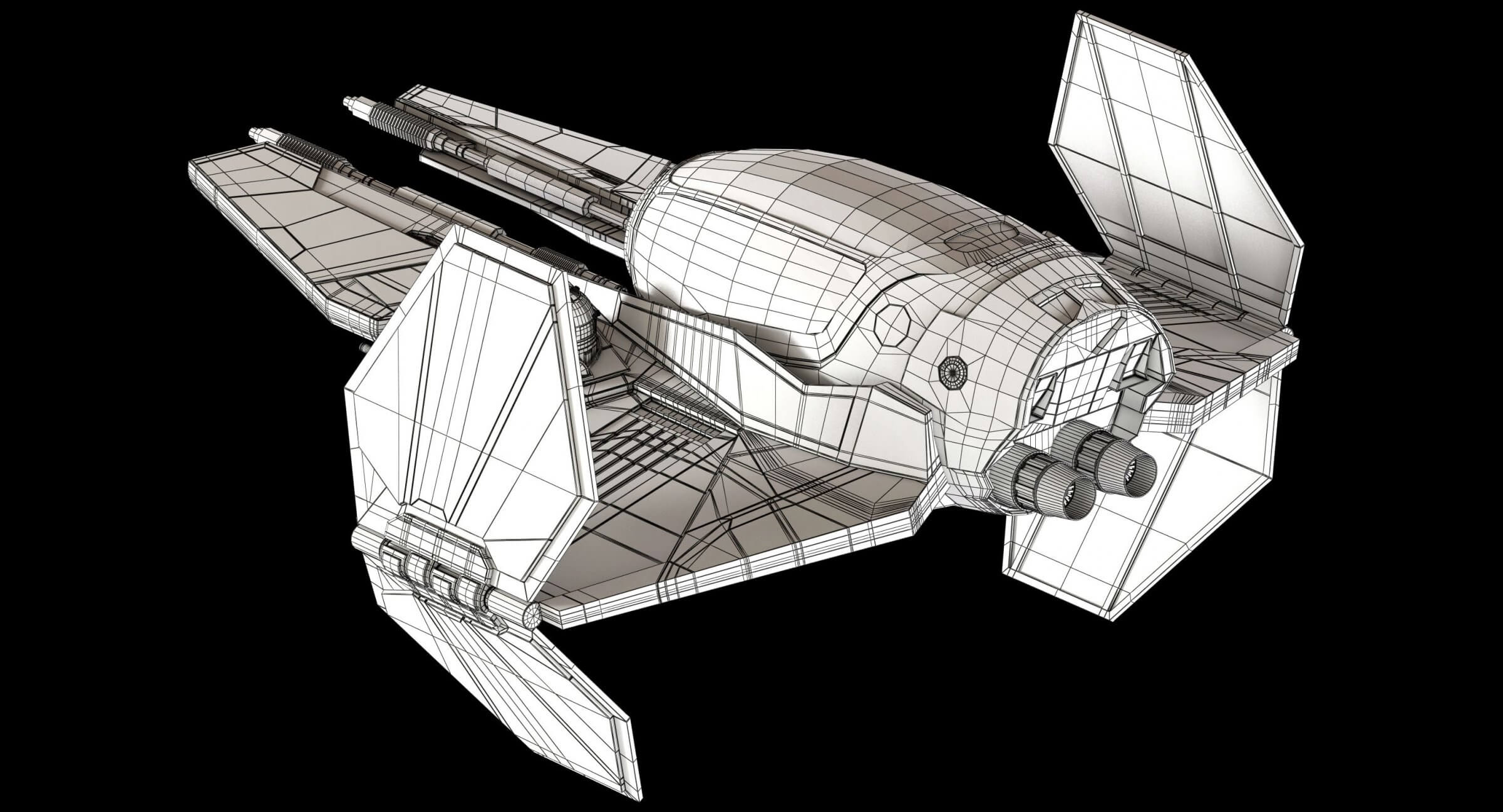 Star Wars ETA 2 Jedi Interceptor - 3D Model by zifir3d
