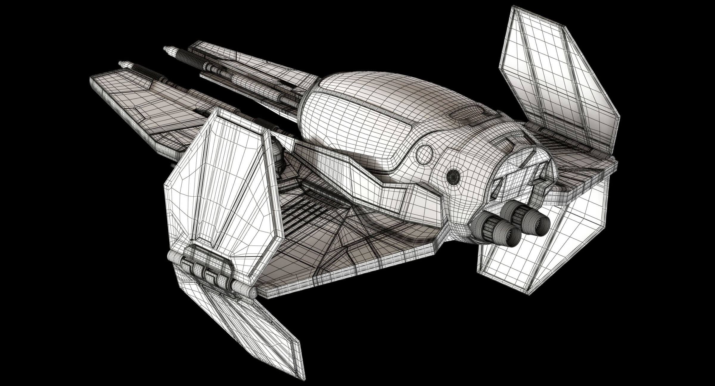 Star Wars ETA 2 Jedi Interceptor - 3D Model by zifir3d