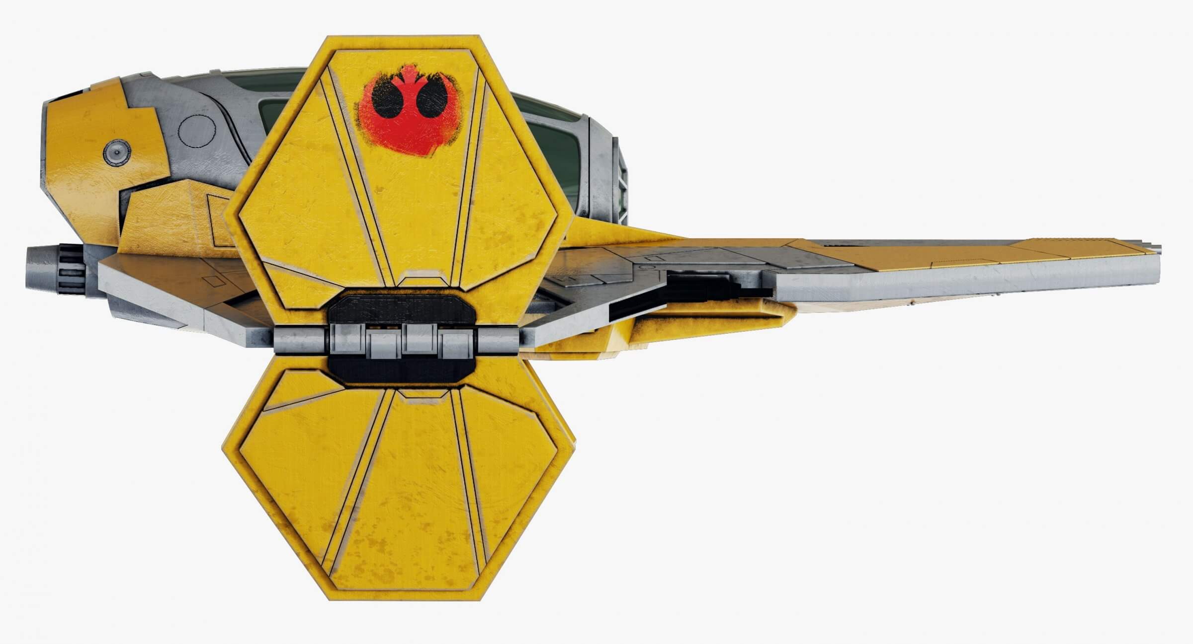 Star Wars ETA 2 Jedi Interceptor - 3D Model by zifir3d