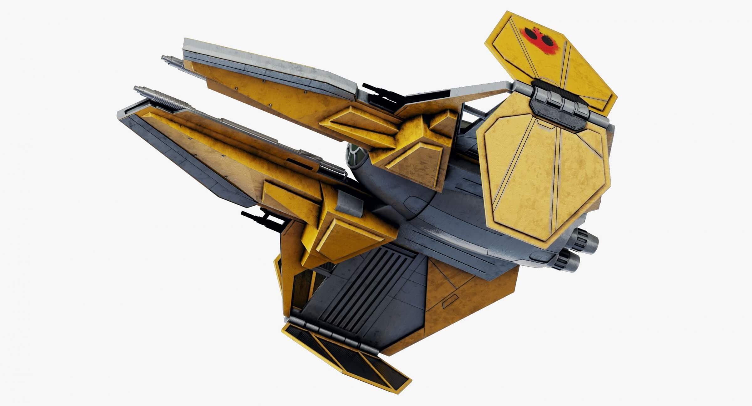 Star Wars ETA 2 Jedi Interceptor - 3D Model by zifir3d